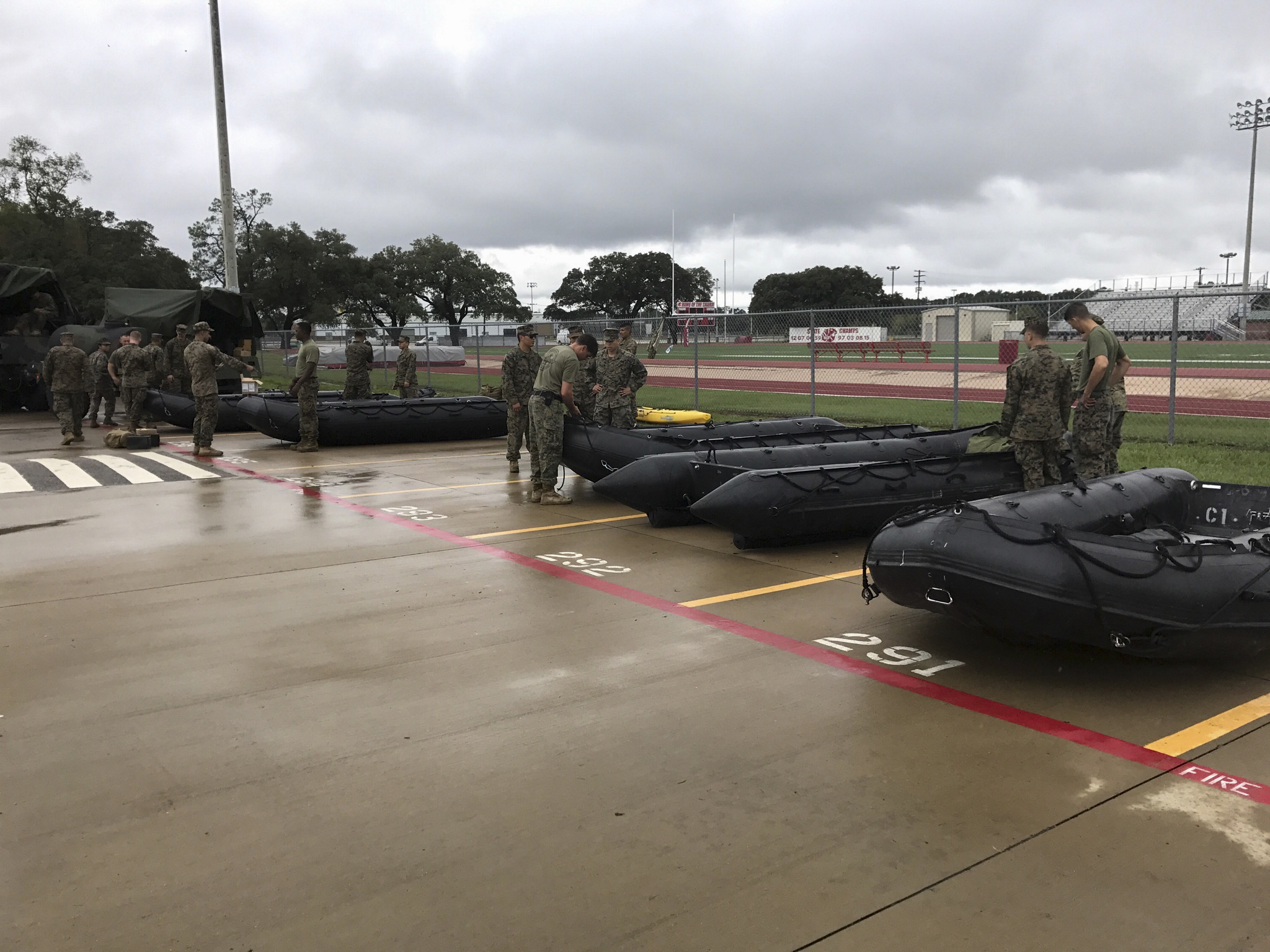 4th Reconnaissance Bn. executes rescue operations during Hurricane Harvey
