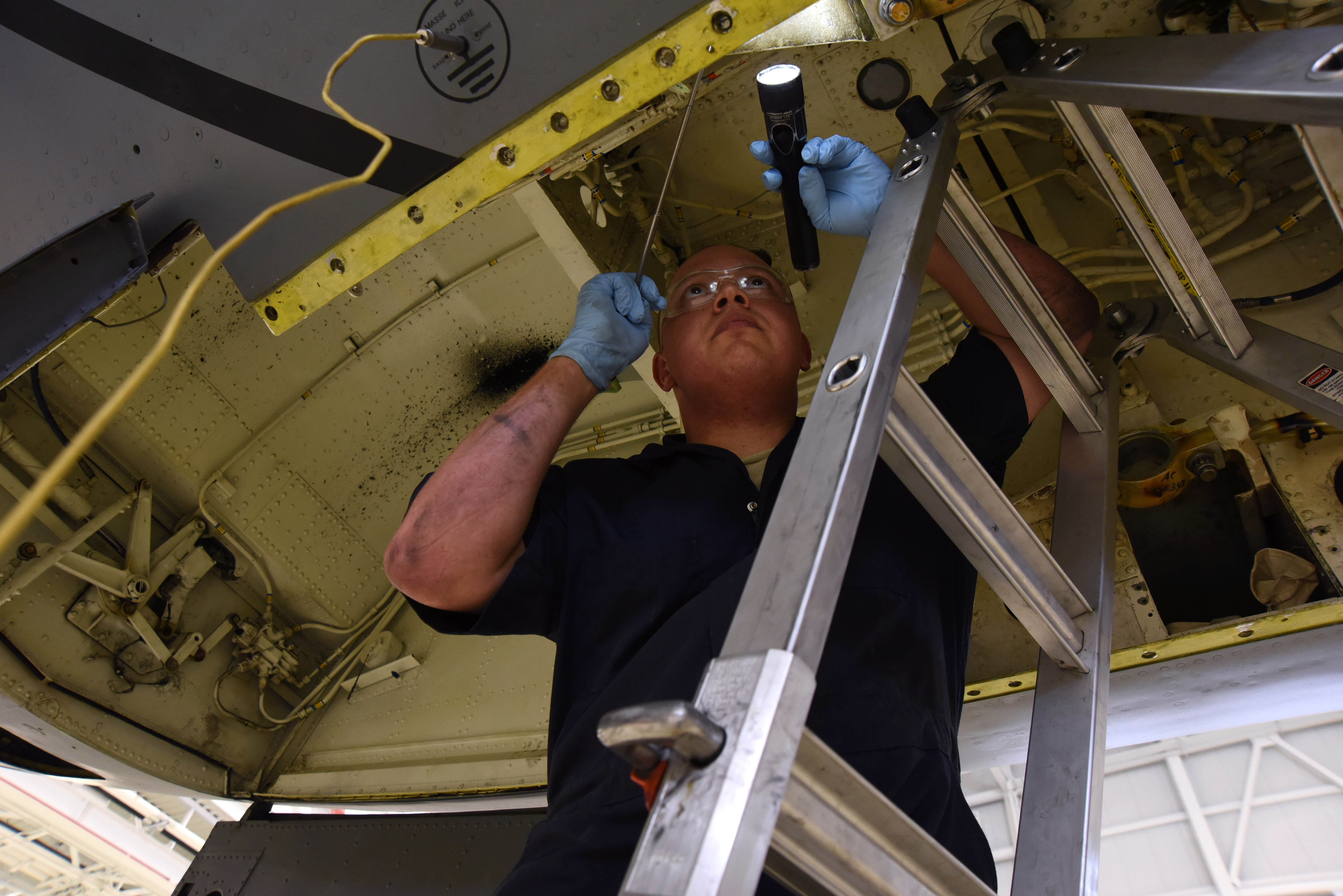 22nd MXS inspects KC-135