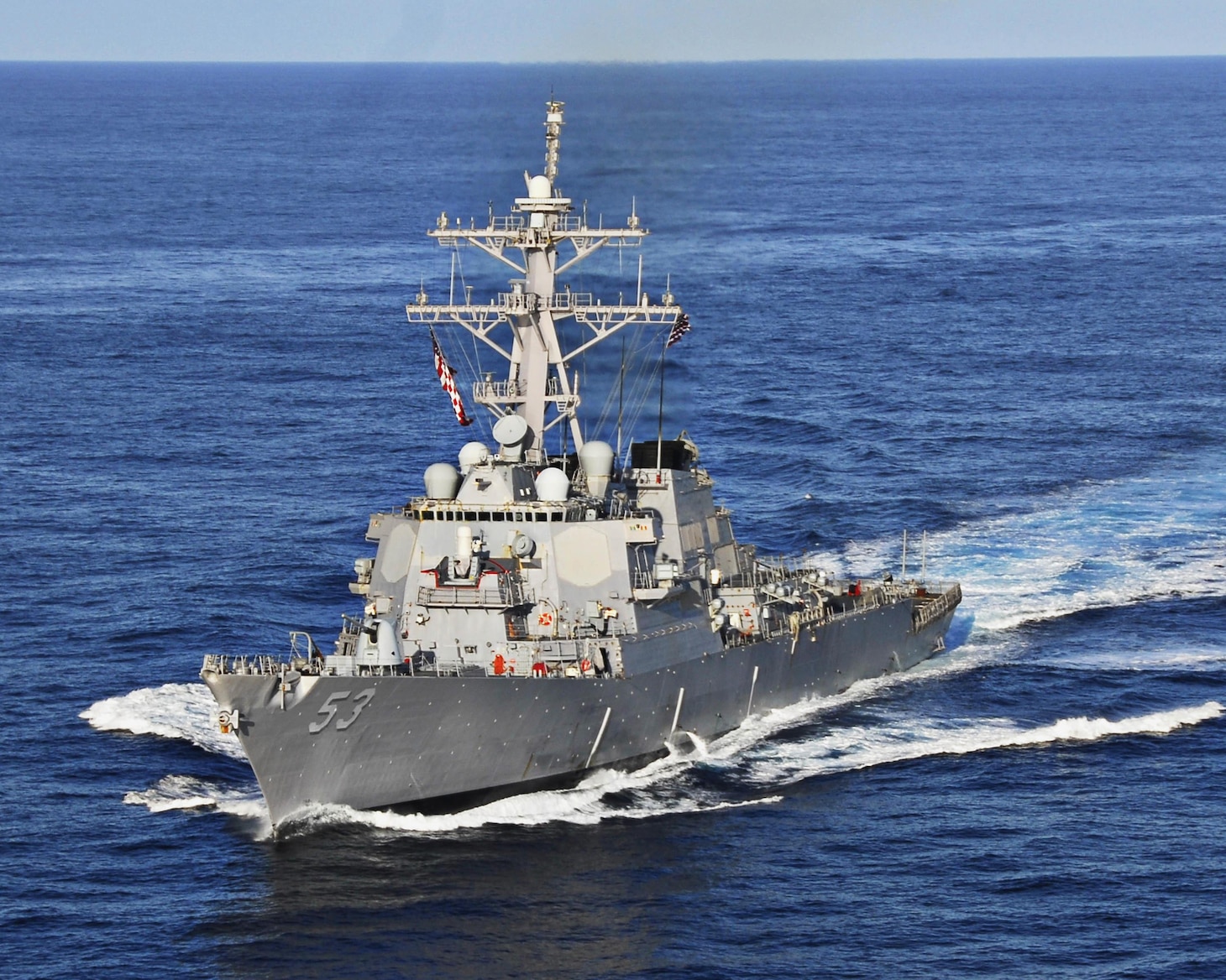 USS John Paul Jones Aegis BMD System Intercepts Target Missile > United ...