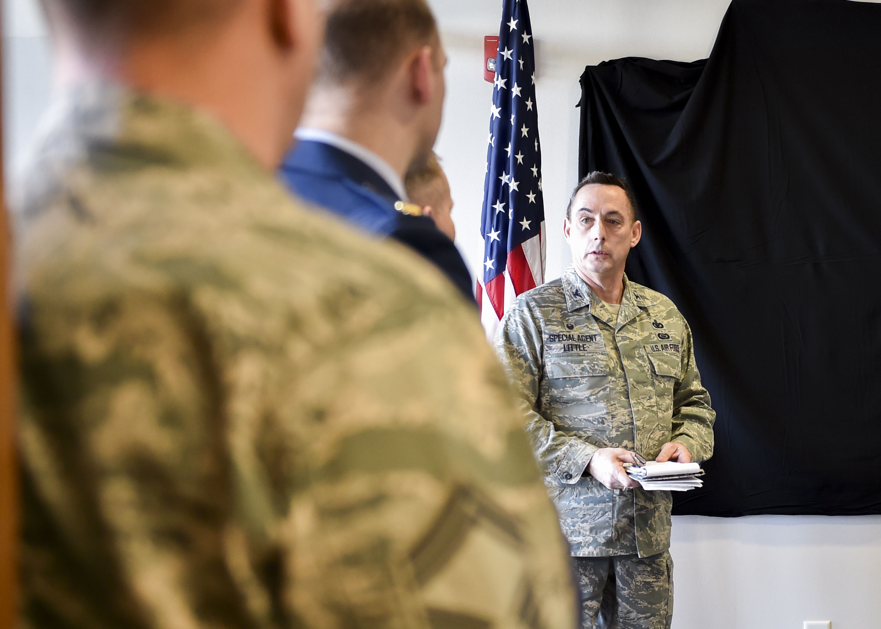 Memorial wall unveiled for fallen OSI agents > Youngstown Air Reserve ...
