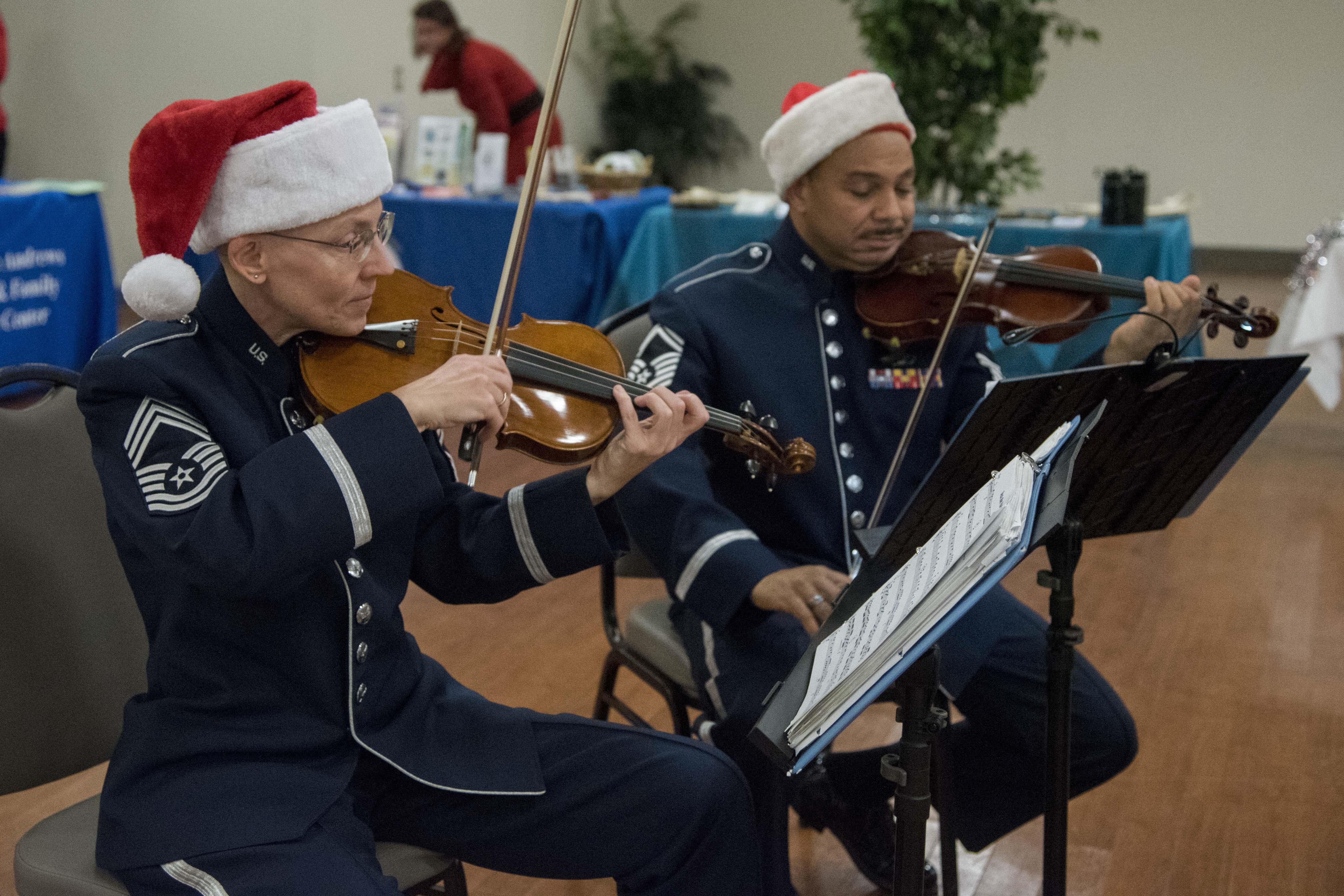 11th Wing spreads holiday cheer with lighting ceremony