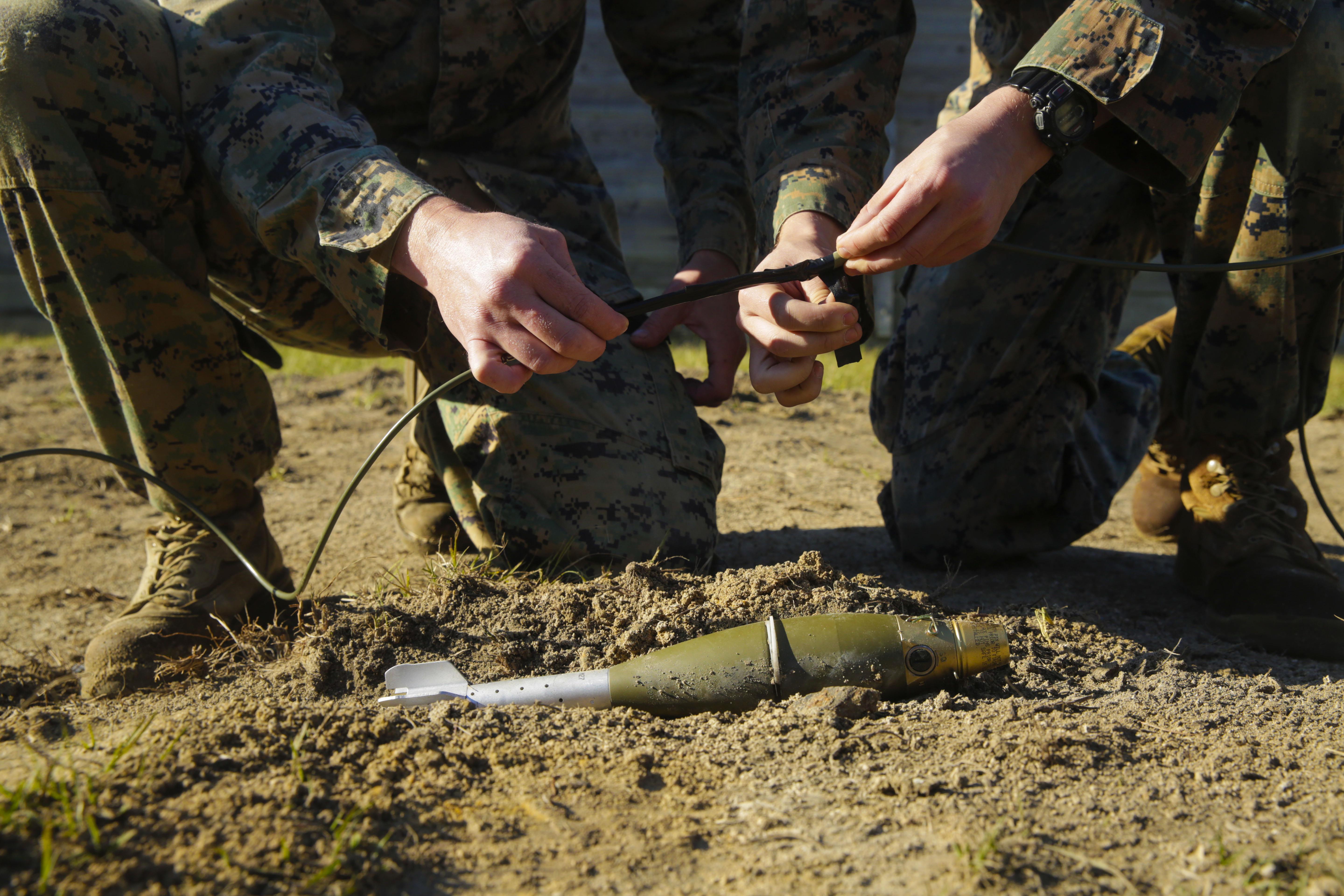 Eliminating the threat: EOD conducts low-order demolition range > 2nd ...