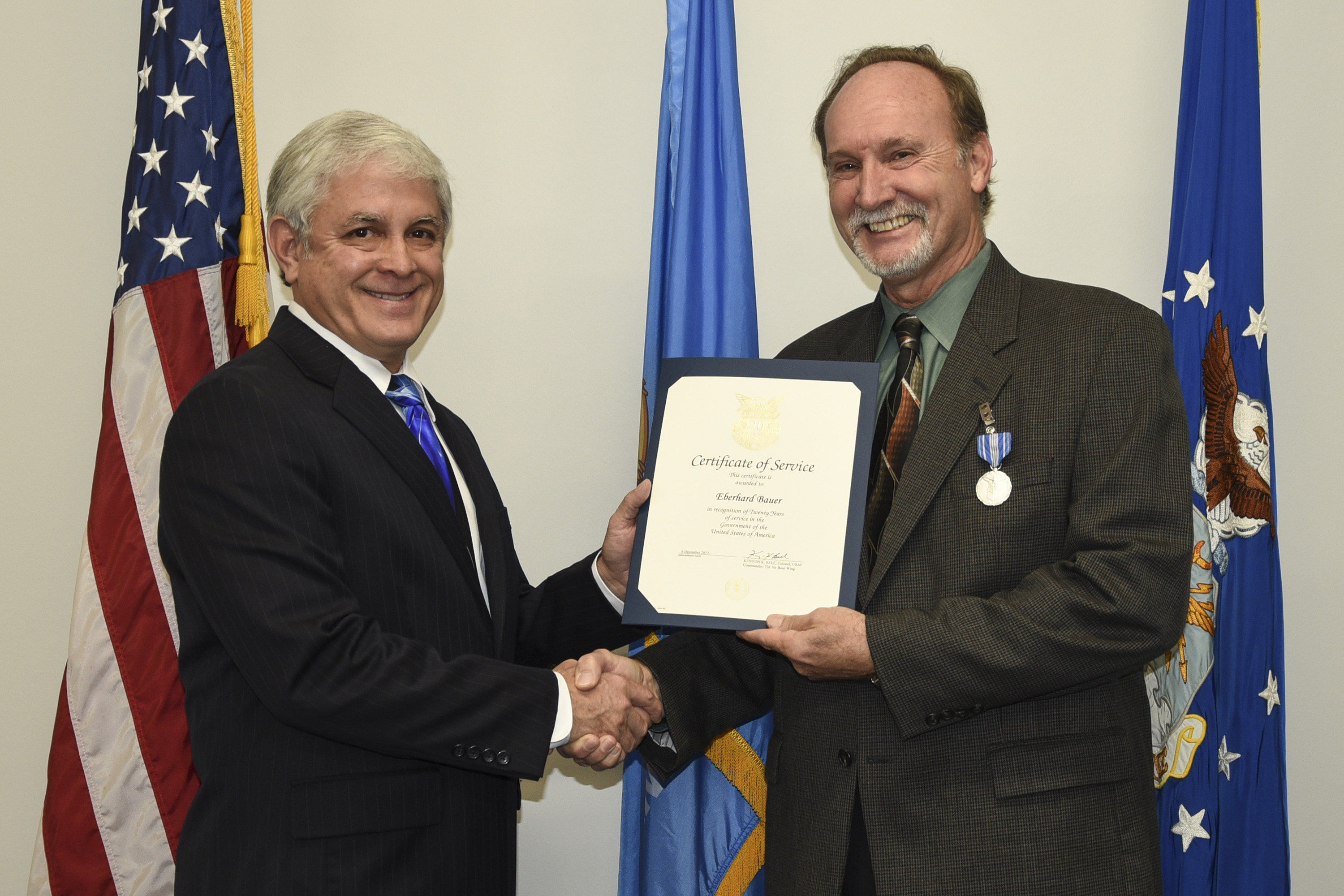Bauer receives Civilian Personnel Achievement Award > Tinker Air Force ...