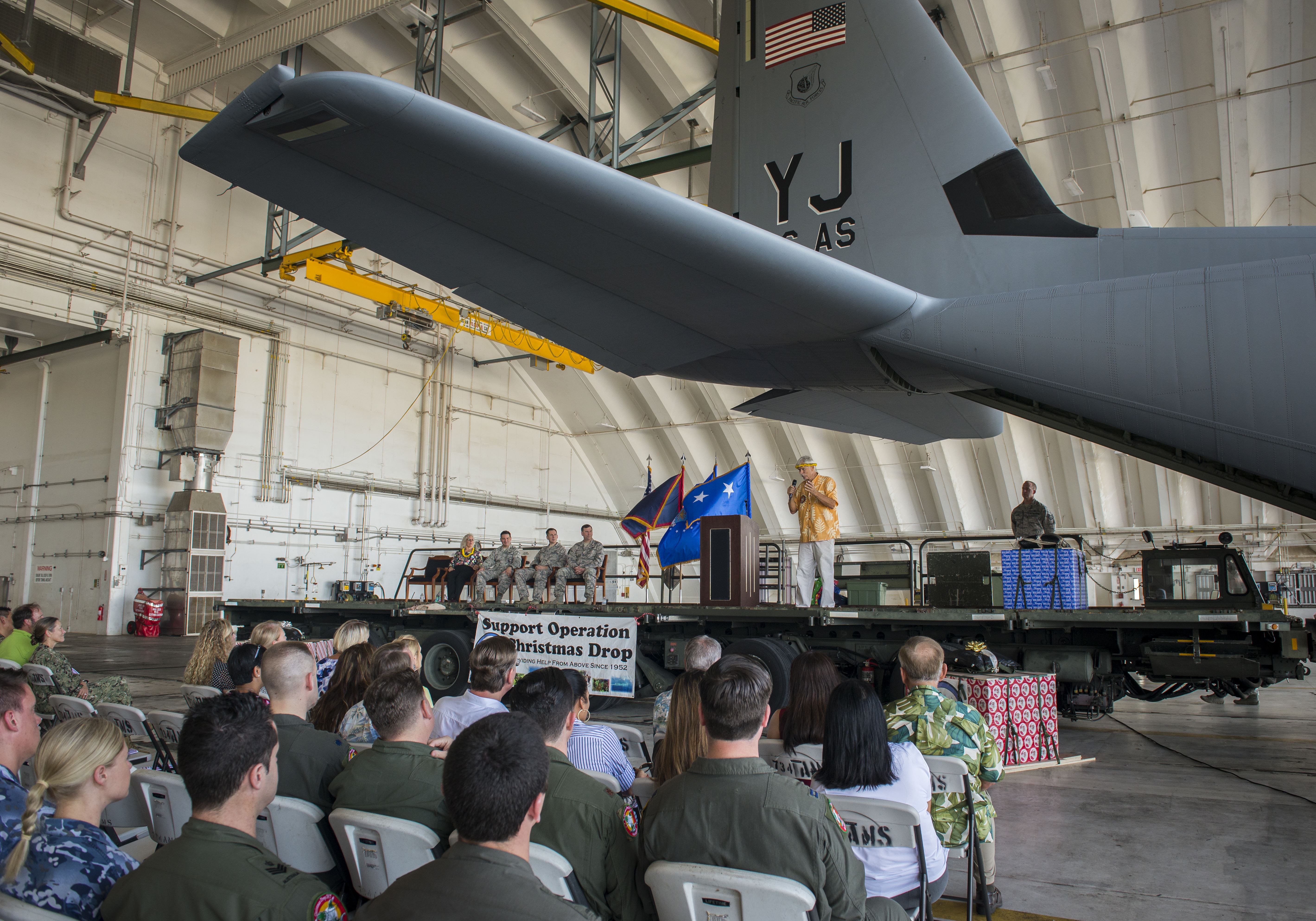 Santa’s on his way: 66th Operation Christmas Drop launches at Andersen AFB