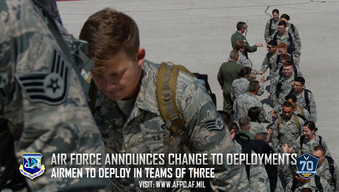 Air Force announces change to deployments > Air Force's Personnel ...