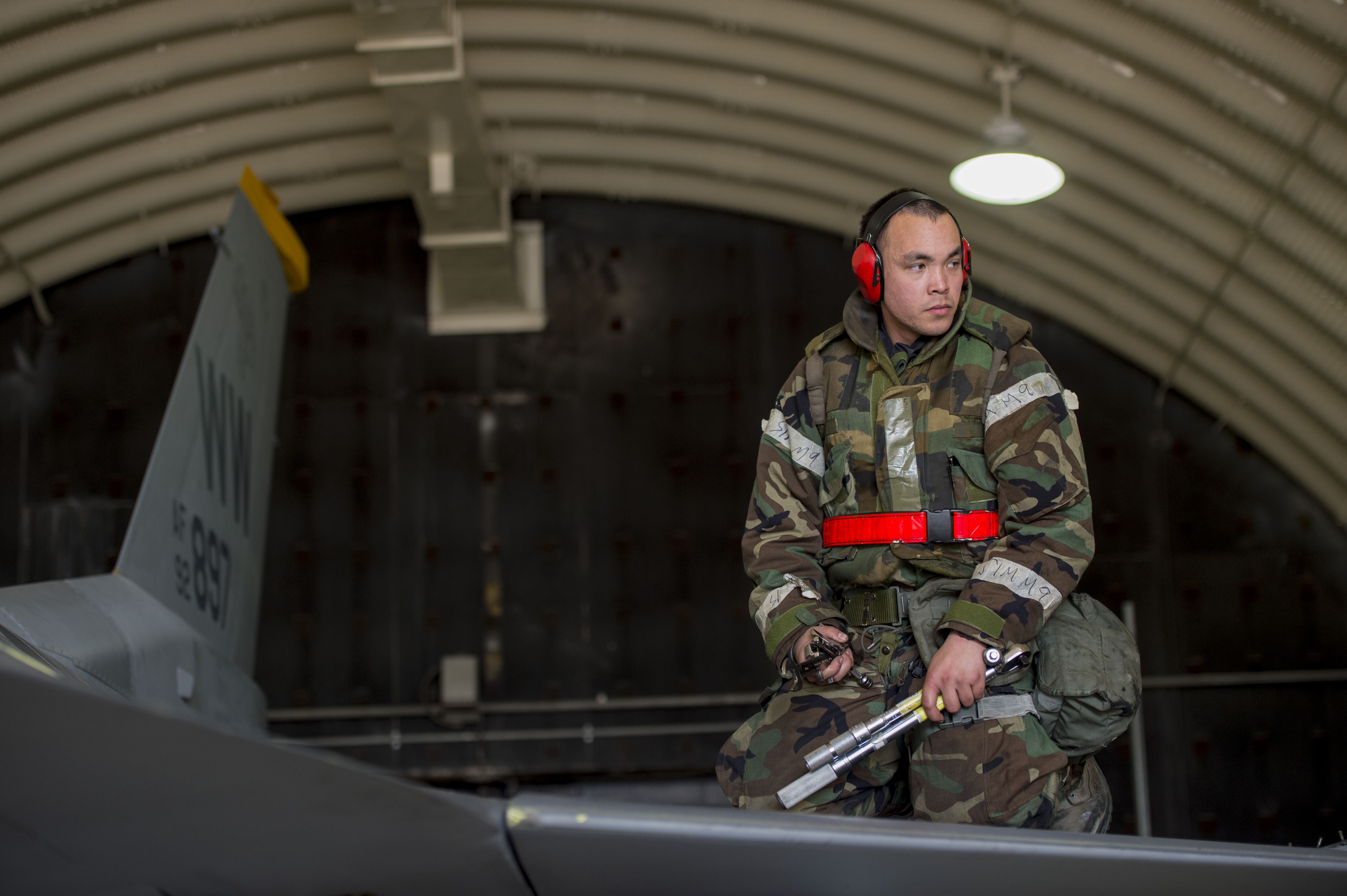 Routine maintenance during VIGILANT ACE 18