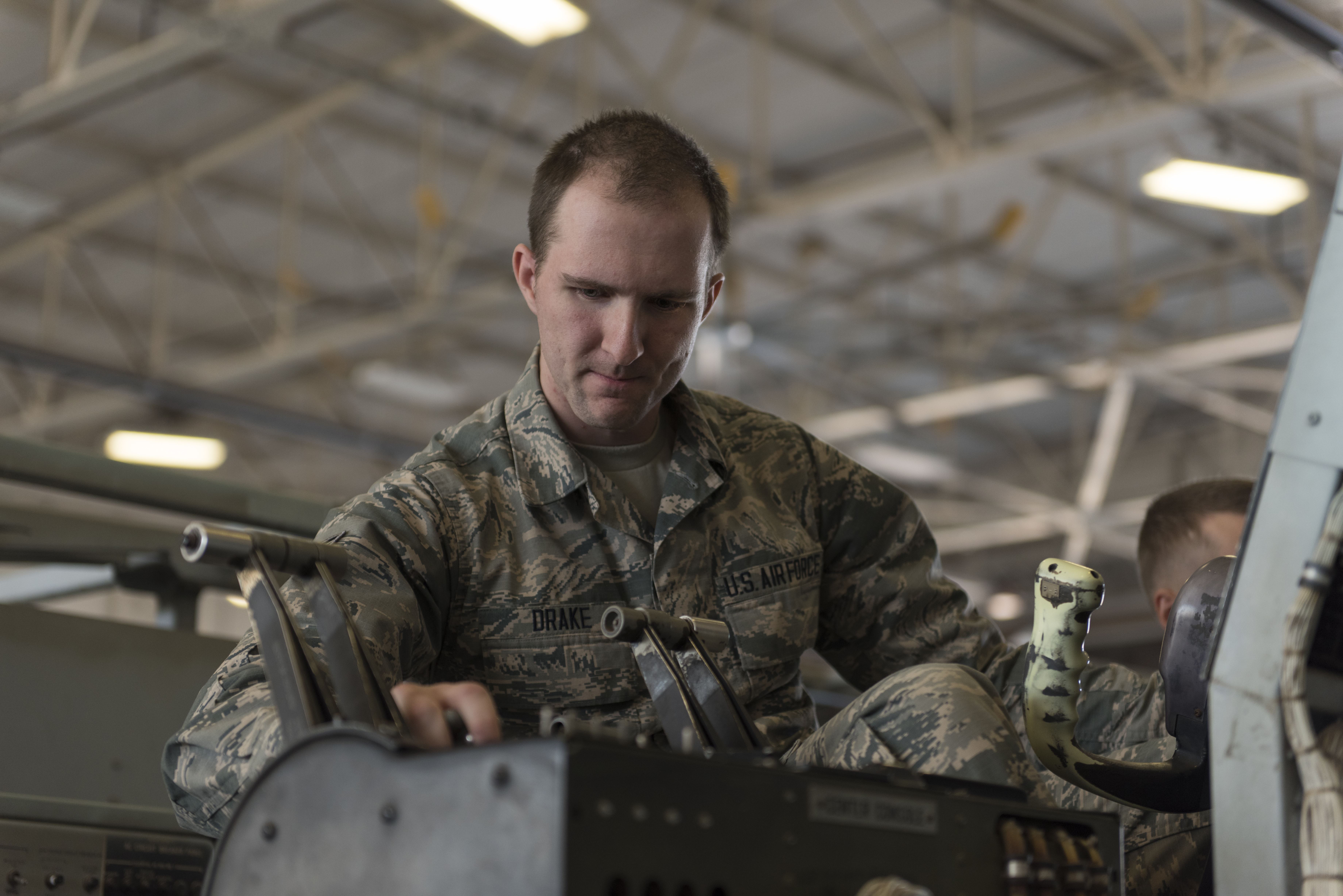 Airmen work on aircraft fundamentals