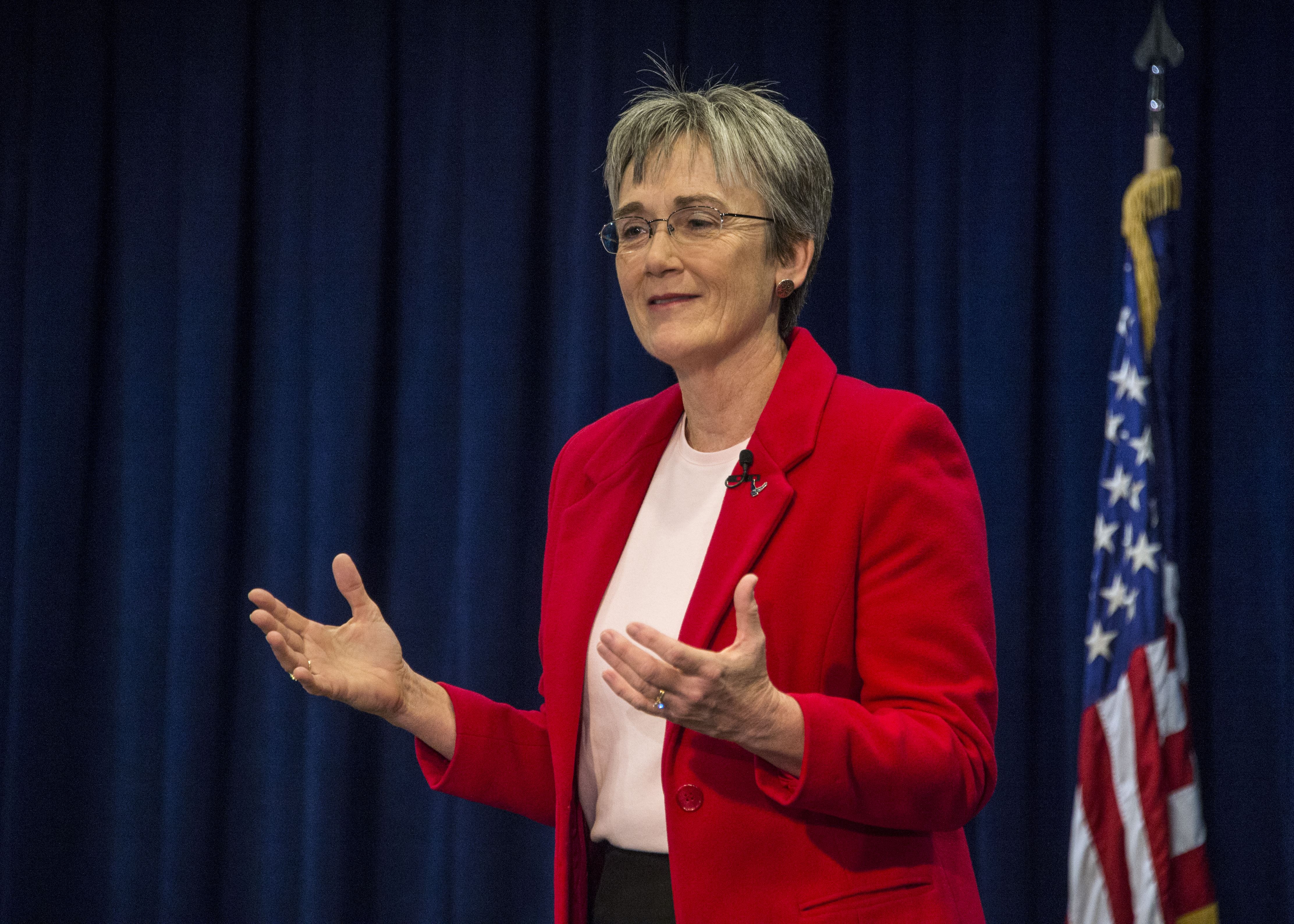SECAF Heather Wilson Visits SMC