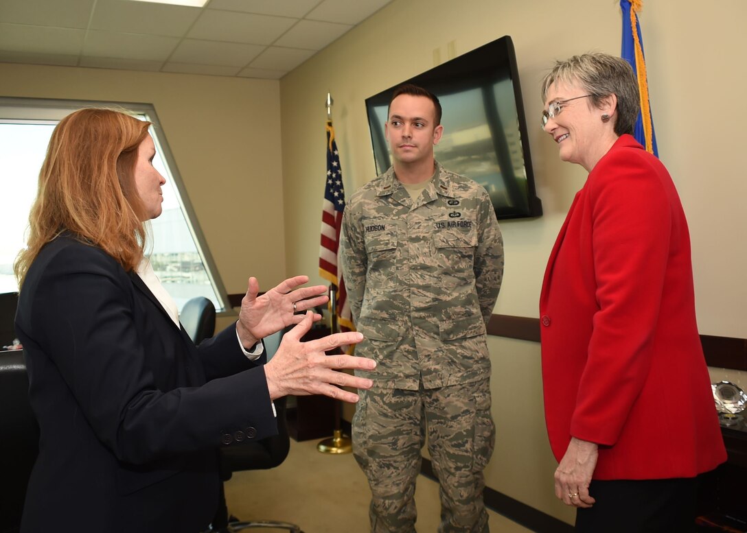 SECAF Heather Wilson Visits SMC