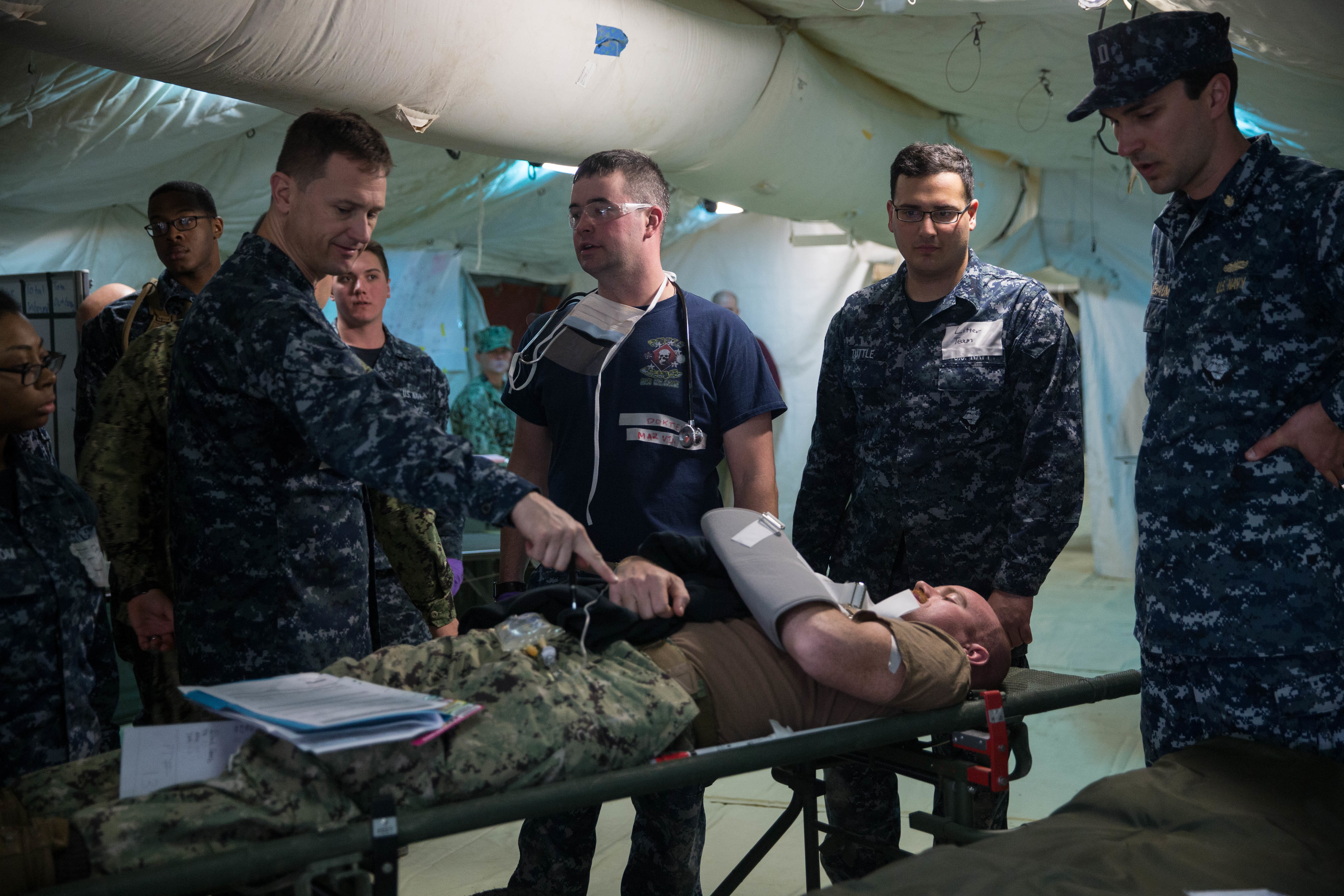 NEMTI hosts Expeditionary Medical Facility Training