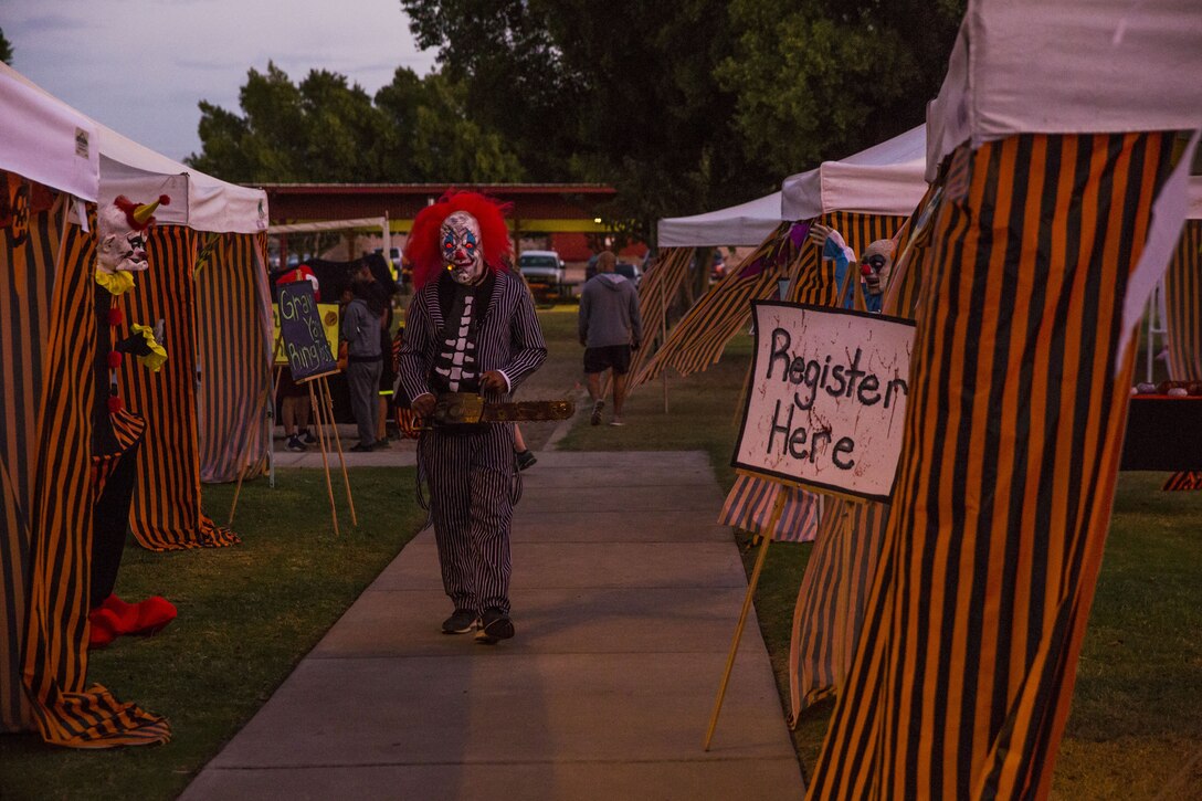 MCAS Yuma Runs from the Undead during the Dead Dash Fun Run