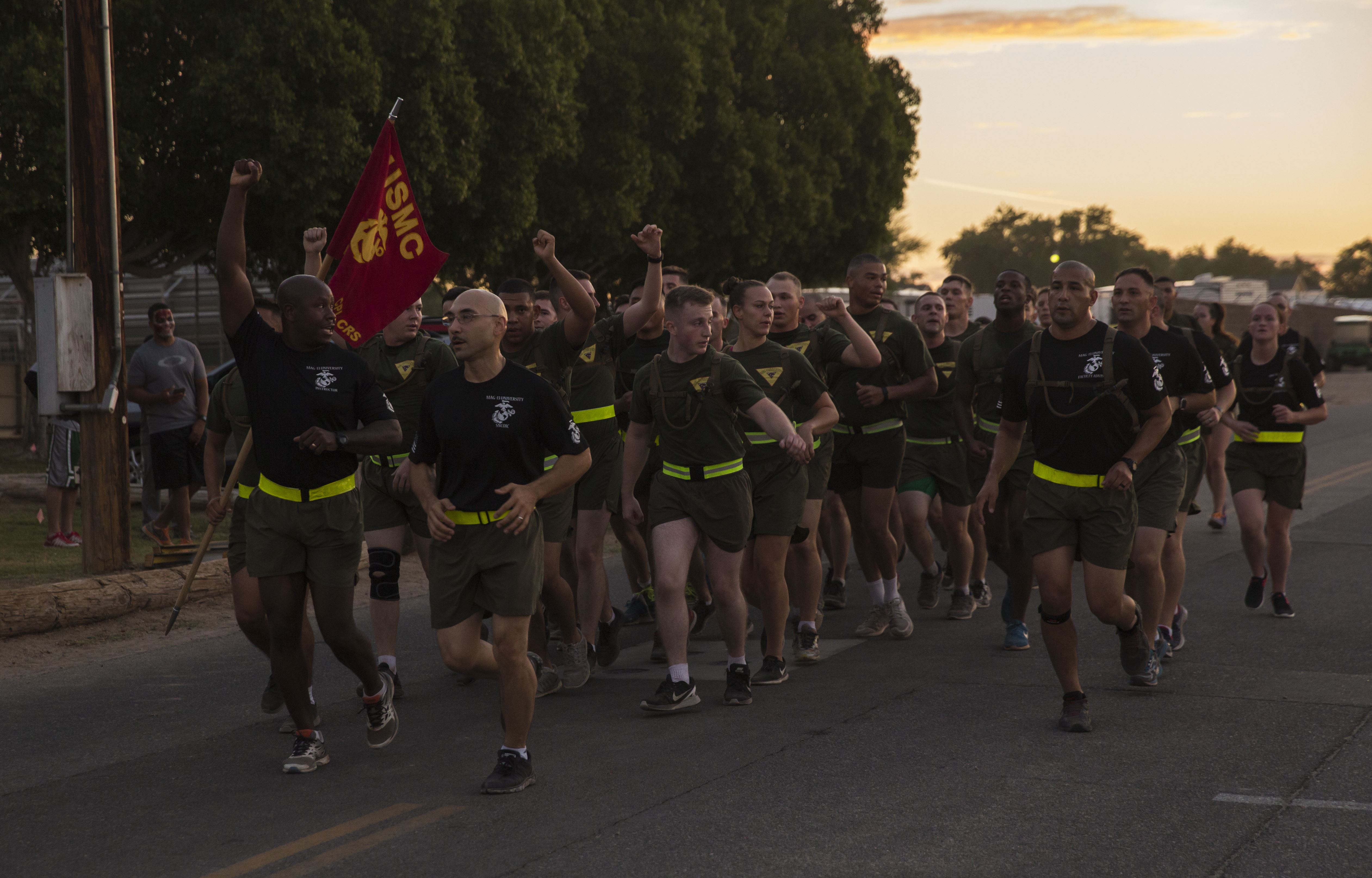 MCAS Yuma Runs from the Undead during the Dead Dash Fun Run
