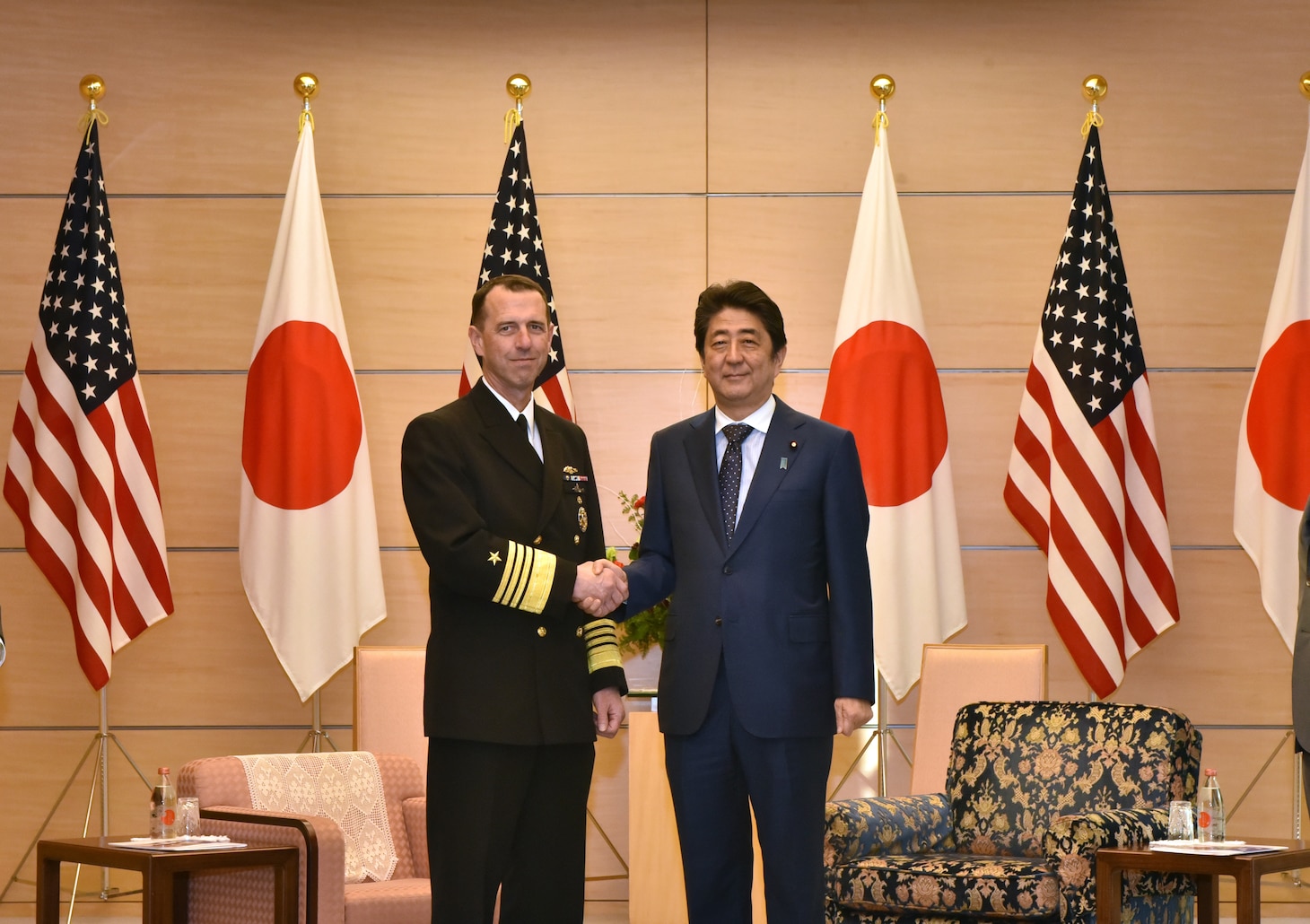 CNO Meets with Japanese Prime Minister Shinzo Abe > United States Navy ...