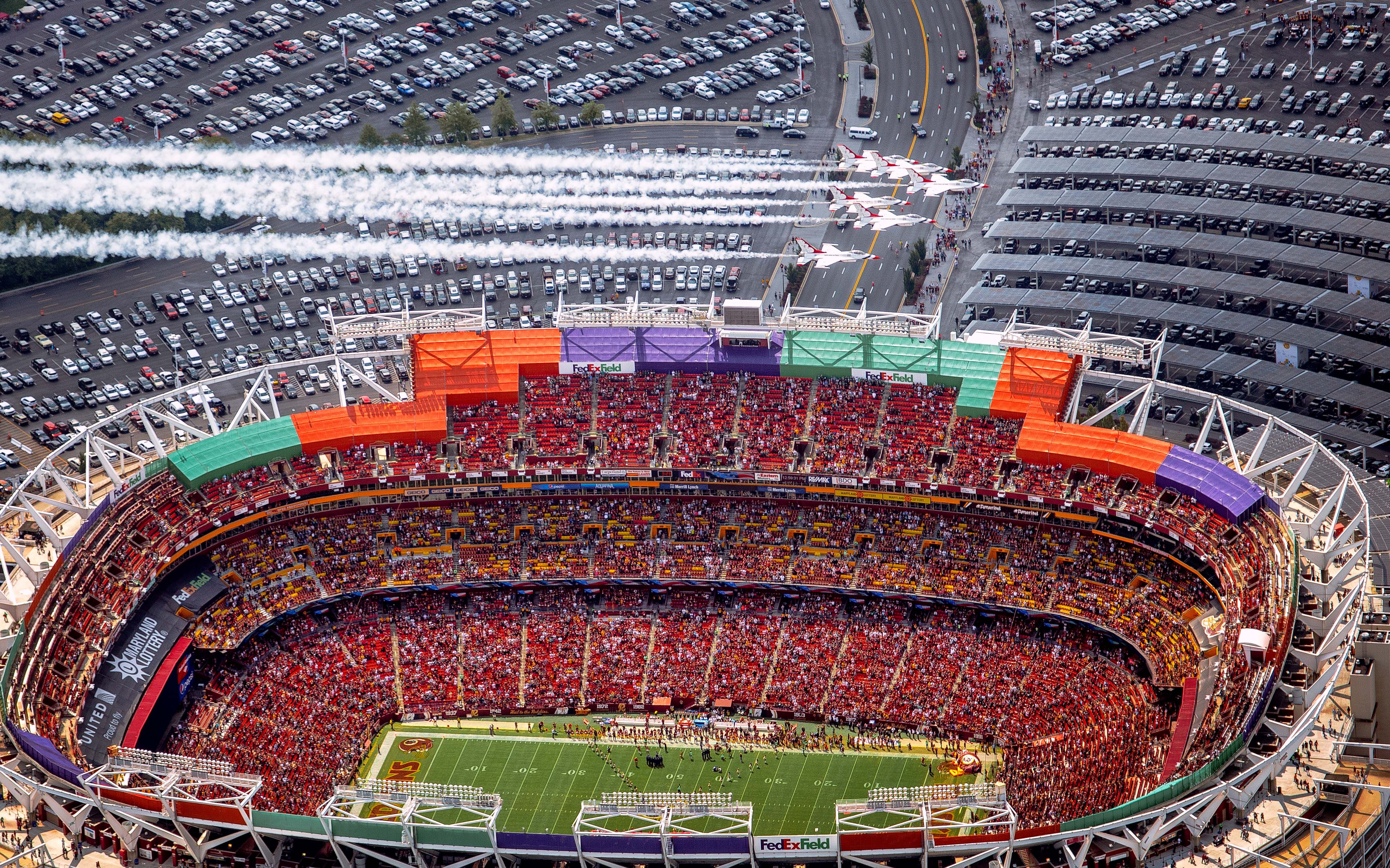 Thunderbirds Fly Over FedEx Field