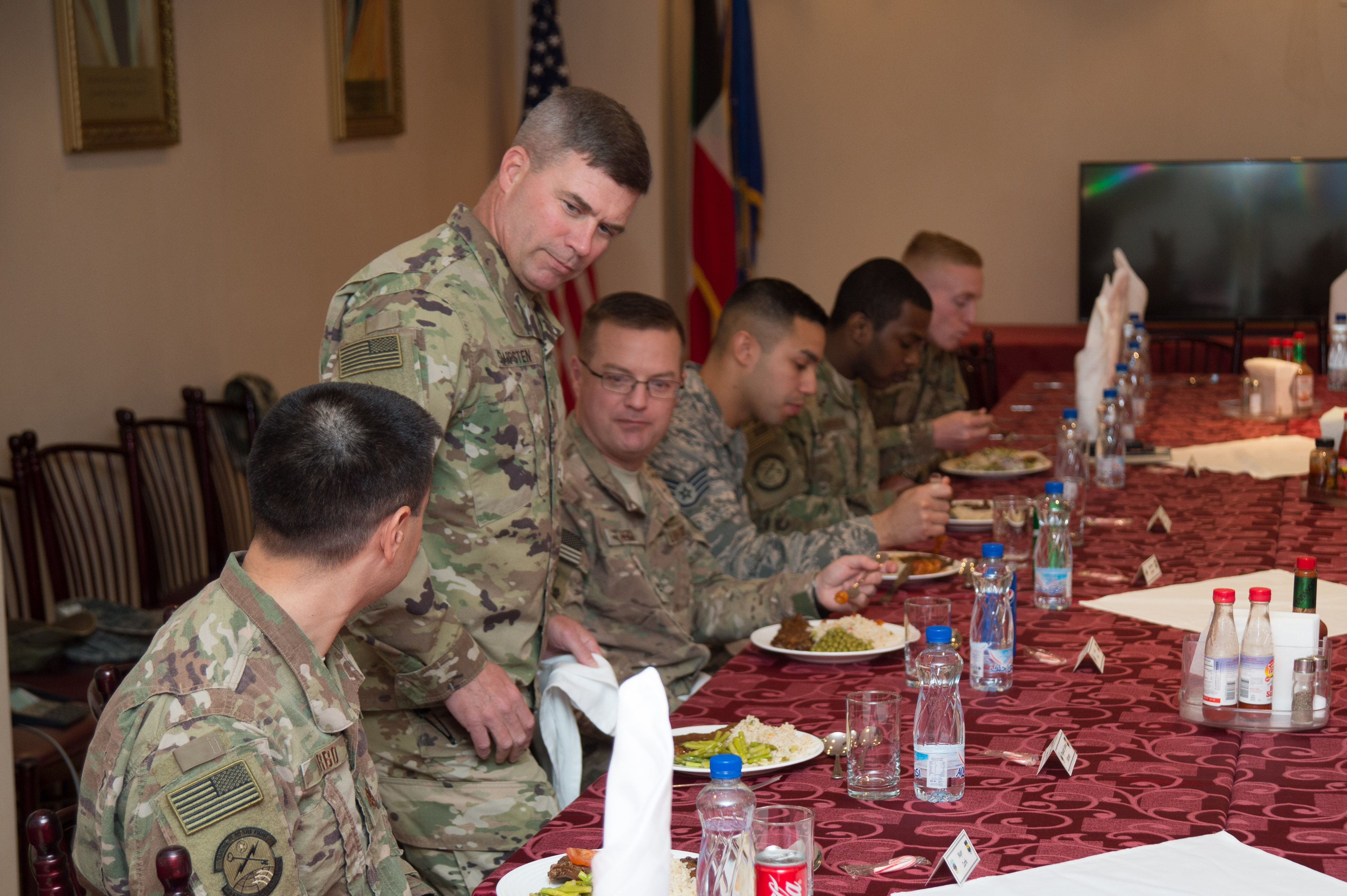 CJTF-OIR sustainment chief coins Airmen > U.S. Air Forces Central > News