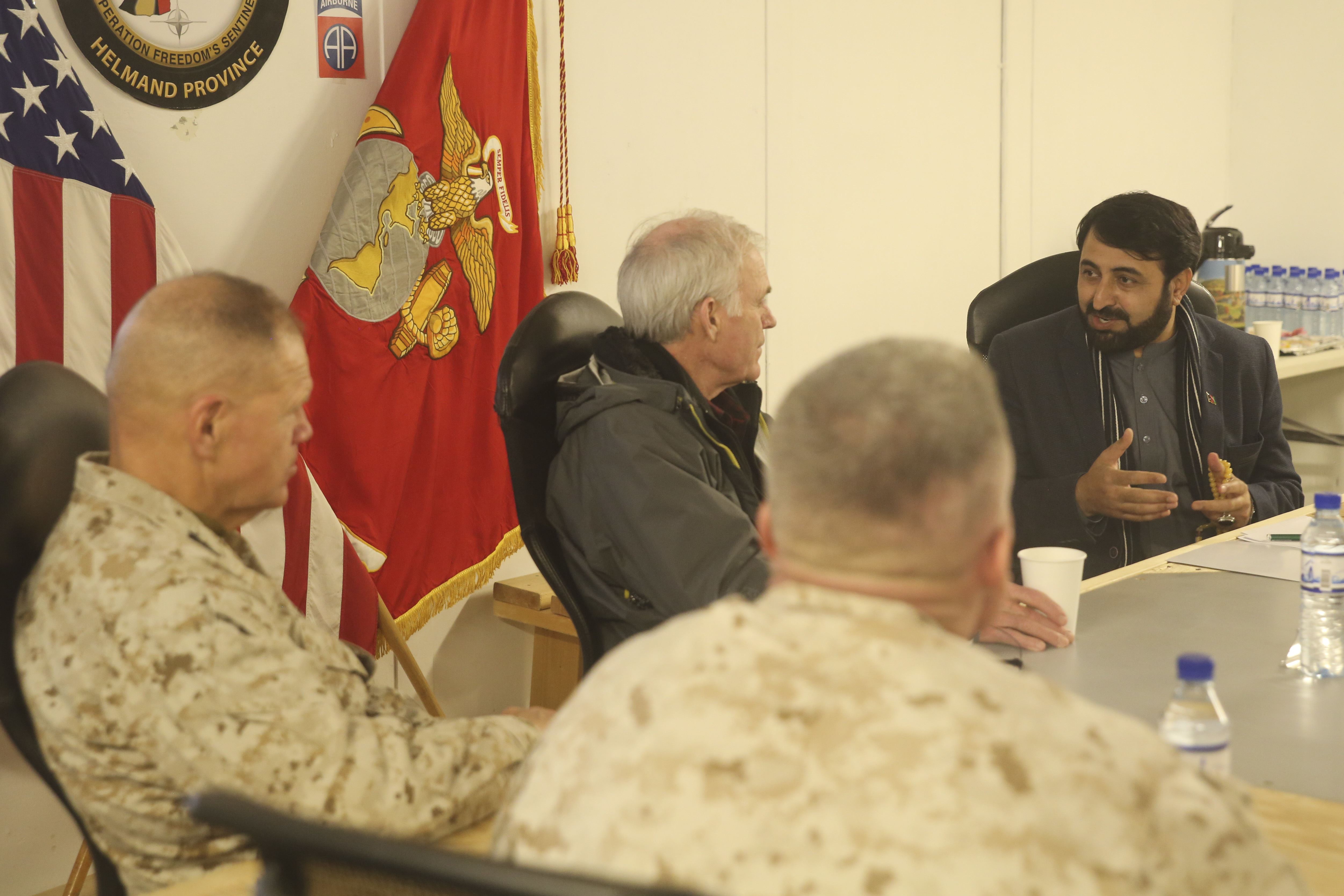SECNAV, CMC, SMMC meet with Helmand key leaders, Task Force Southwest ...