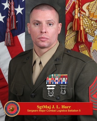 Sergeant Major James L. Horr > 1st Marine Logistics Group > Leaders