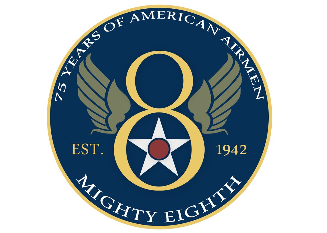 Eighth Air Force 75th Anniversary Logo