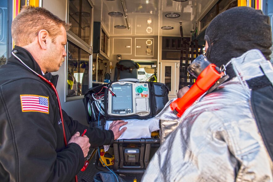 375th CES firefighters test skills