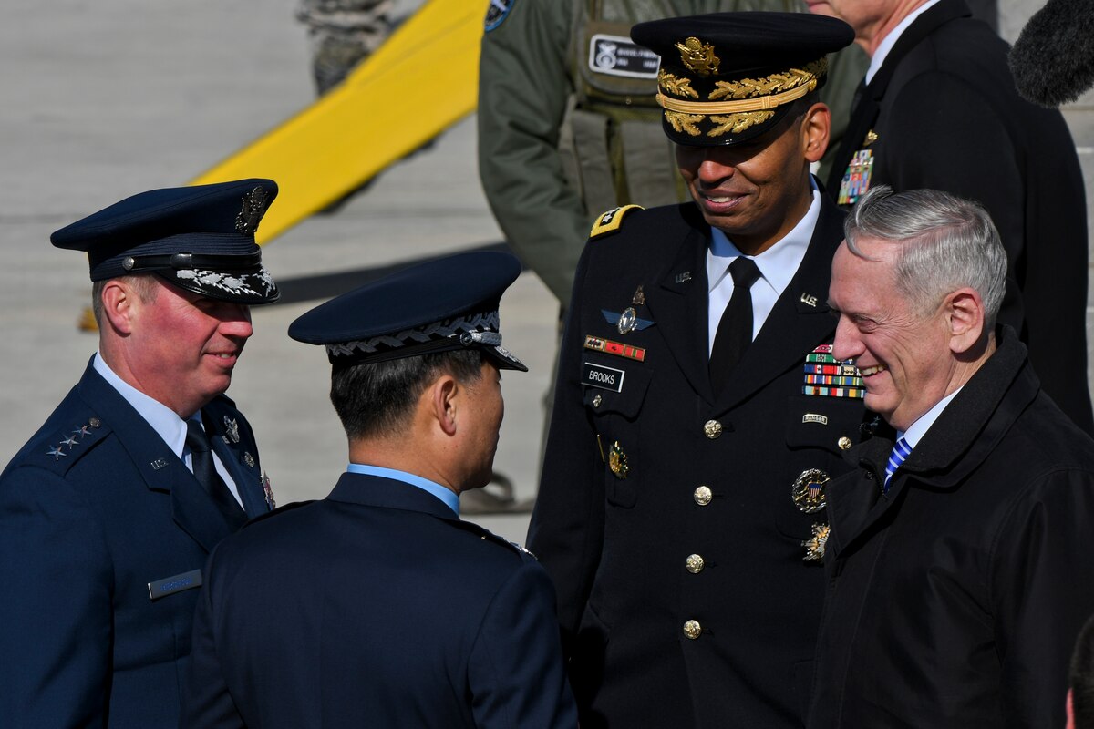 SECDEF arrives in Asia-Pacific region for first official visit > Osan ...