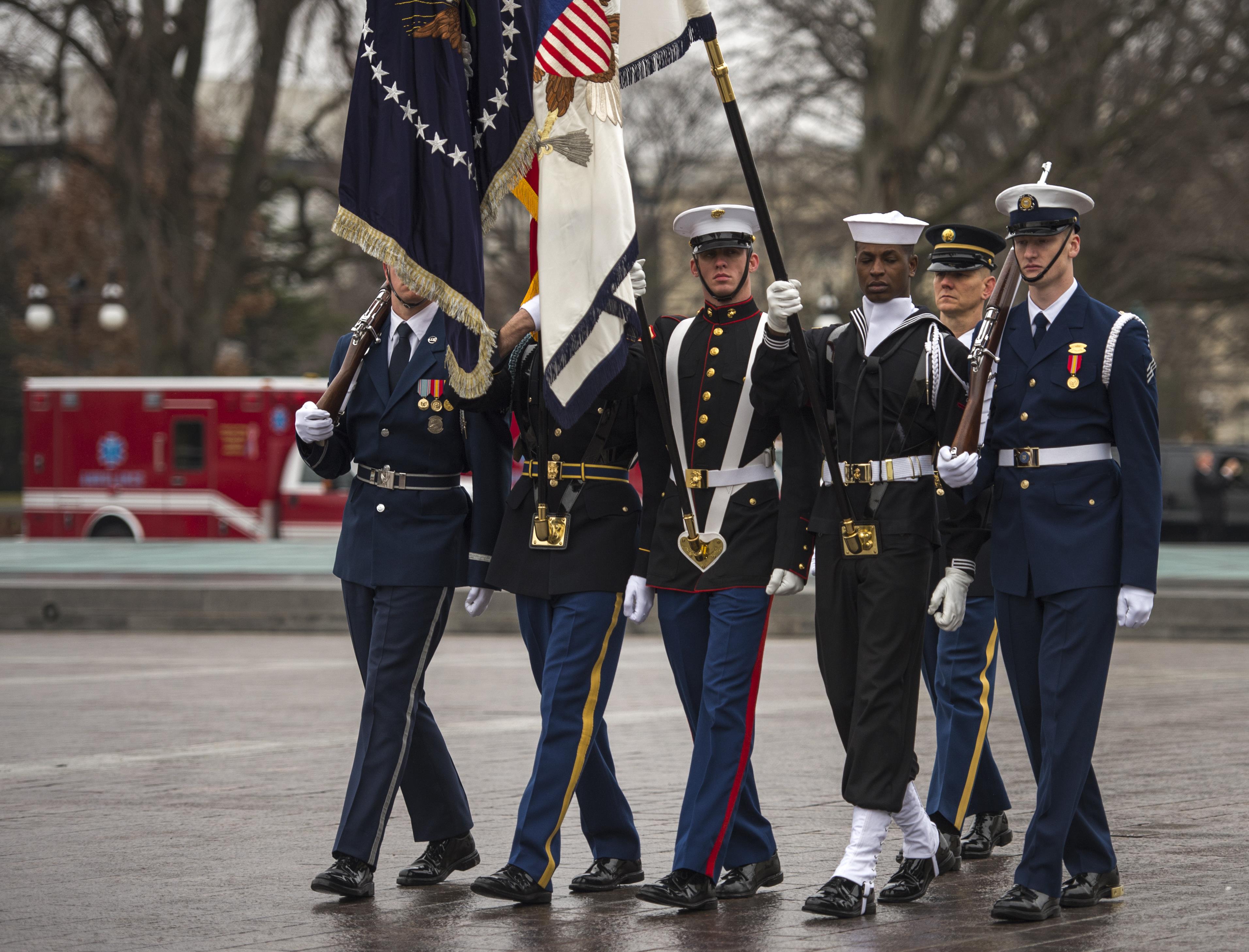 Military provides presidential escort at 58th Presidential Inauguration