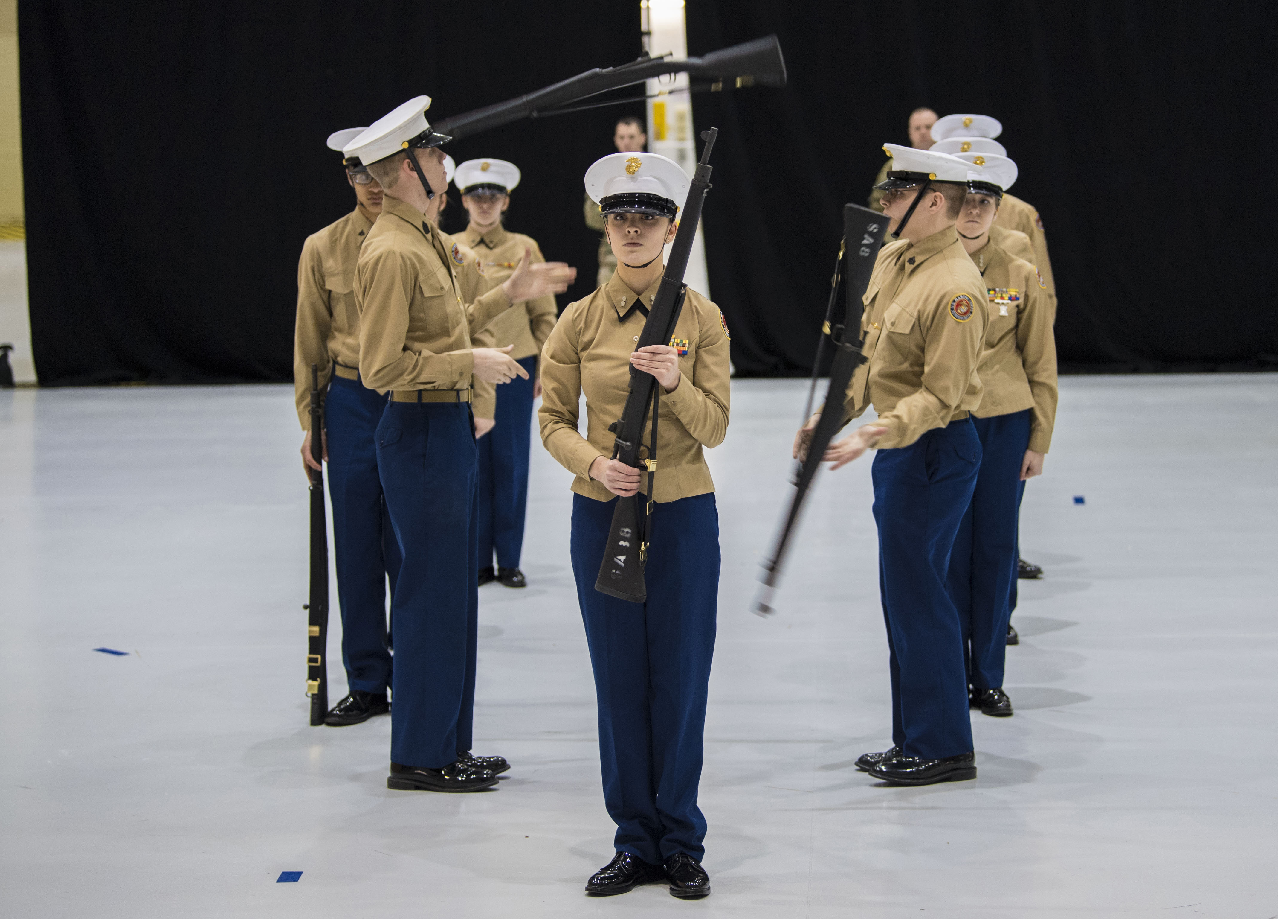 130th Airlift Wing plays host to West Virginia State JROTC drill ...