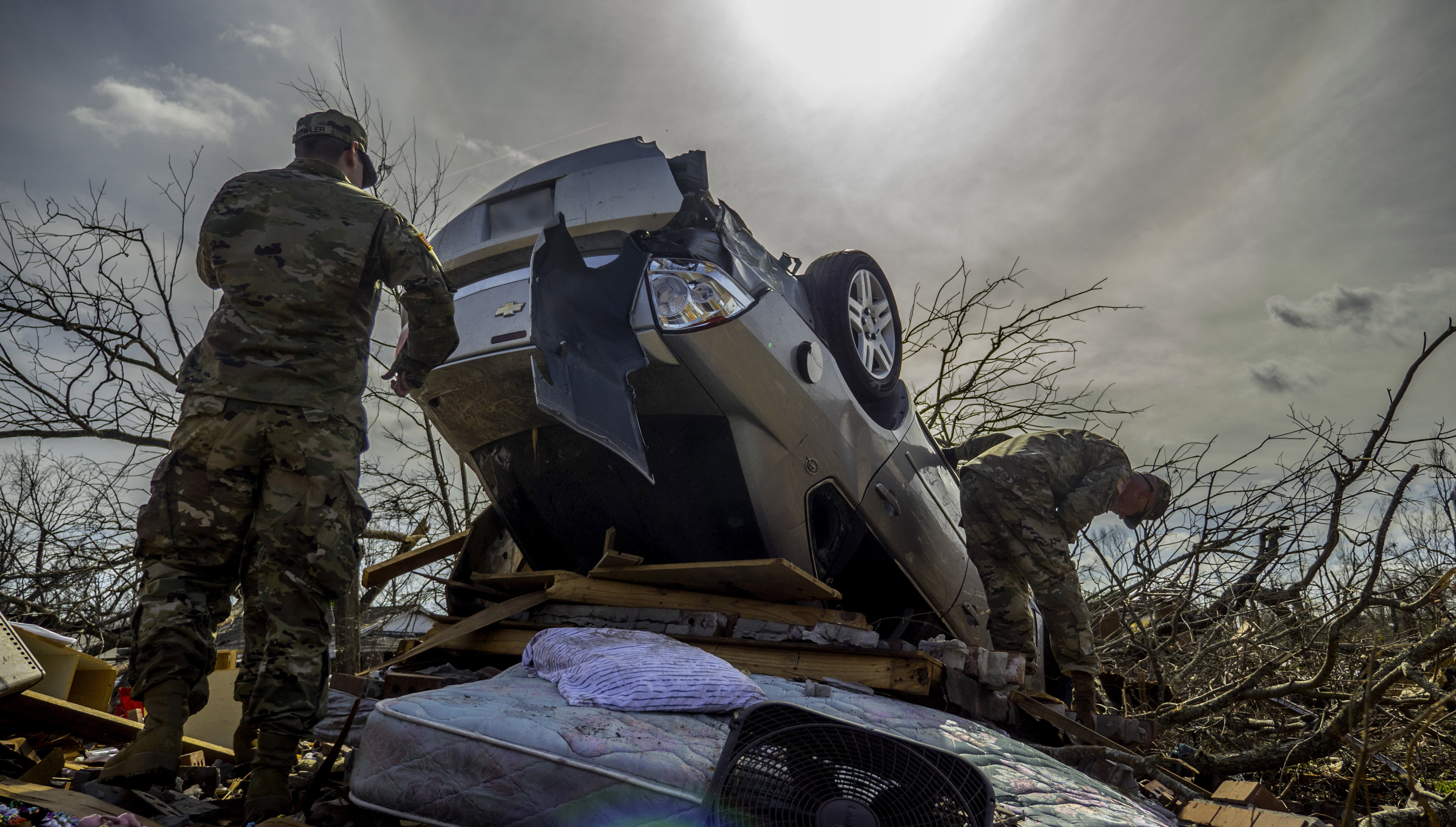 Mississippi Guard members assist tornado victims in their state ...