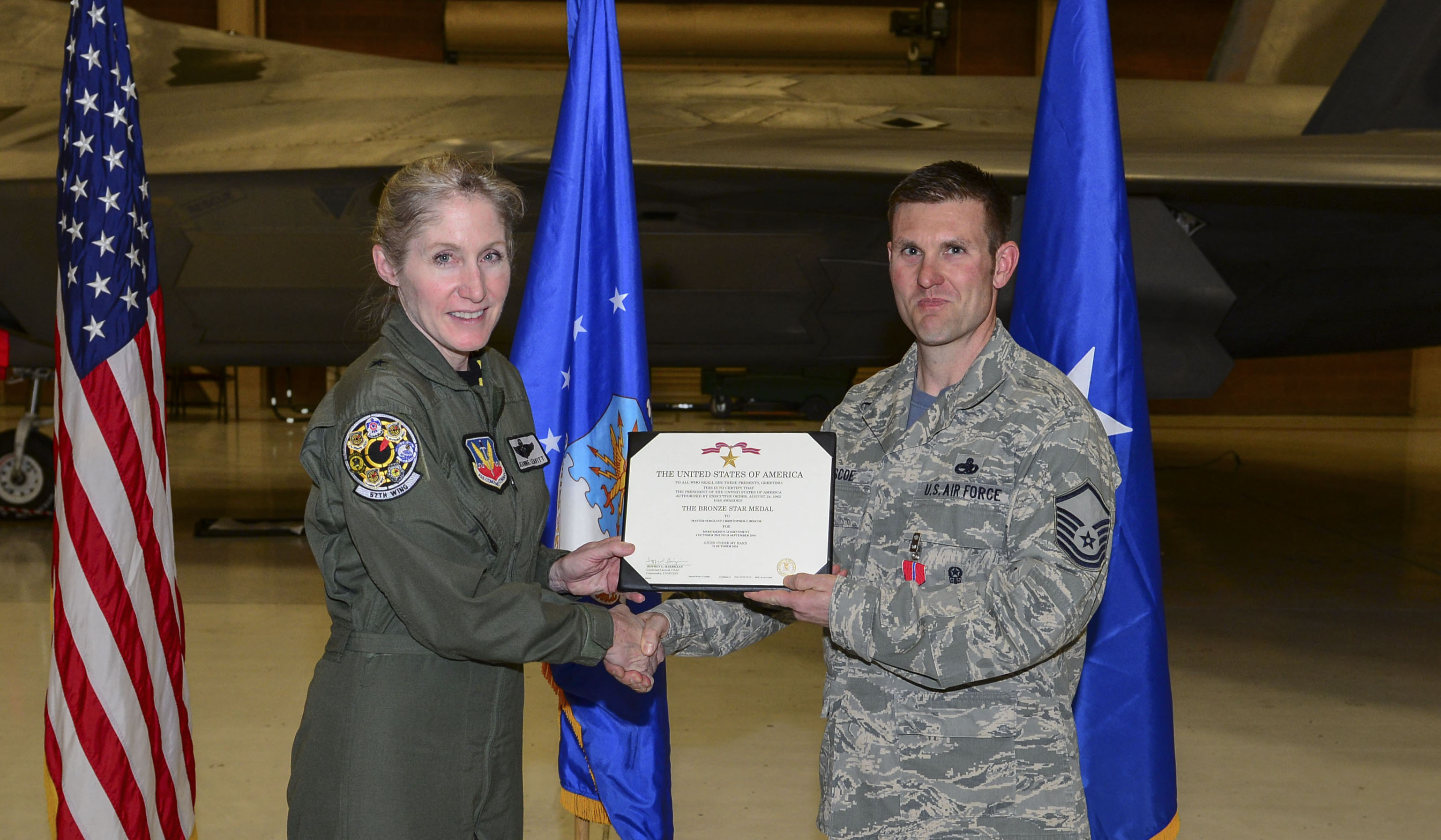 Airman awarded Bronze Star > Nellis Air Force Base > Article Display