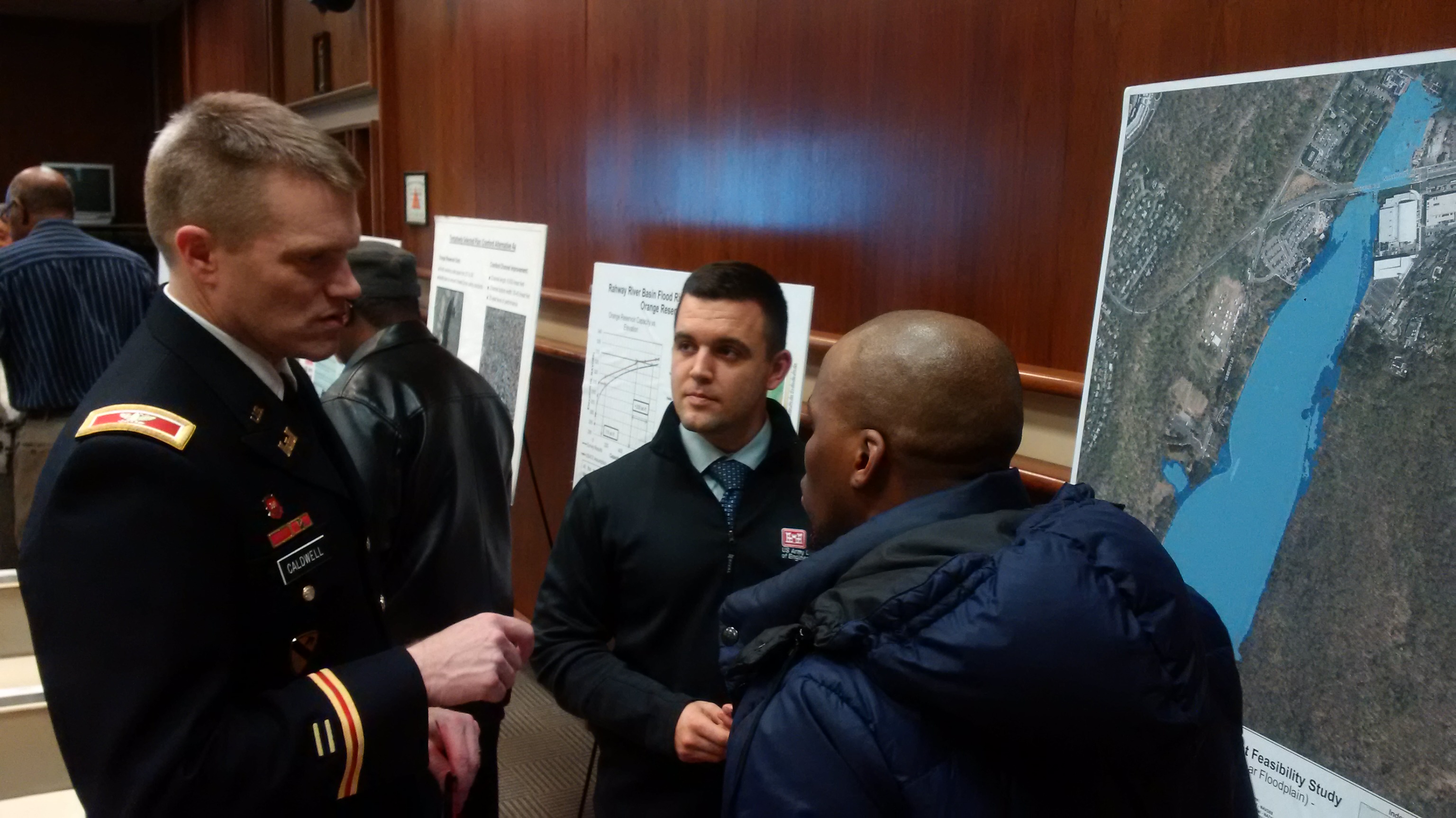 Col. Caldwell at Rahway Public Meeting