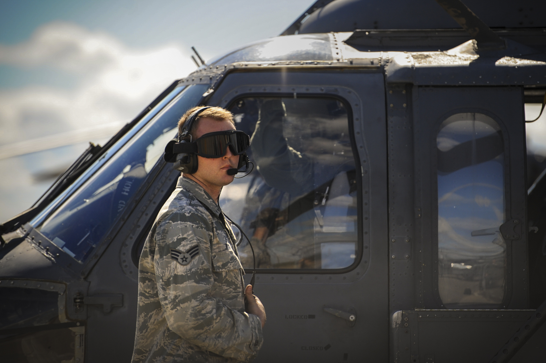 41st RQS, HMU launches hawk into sky