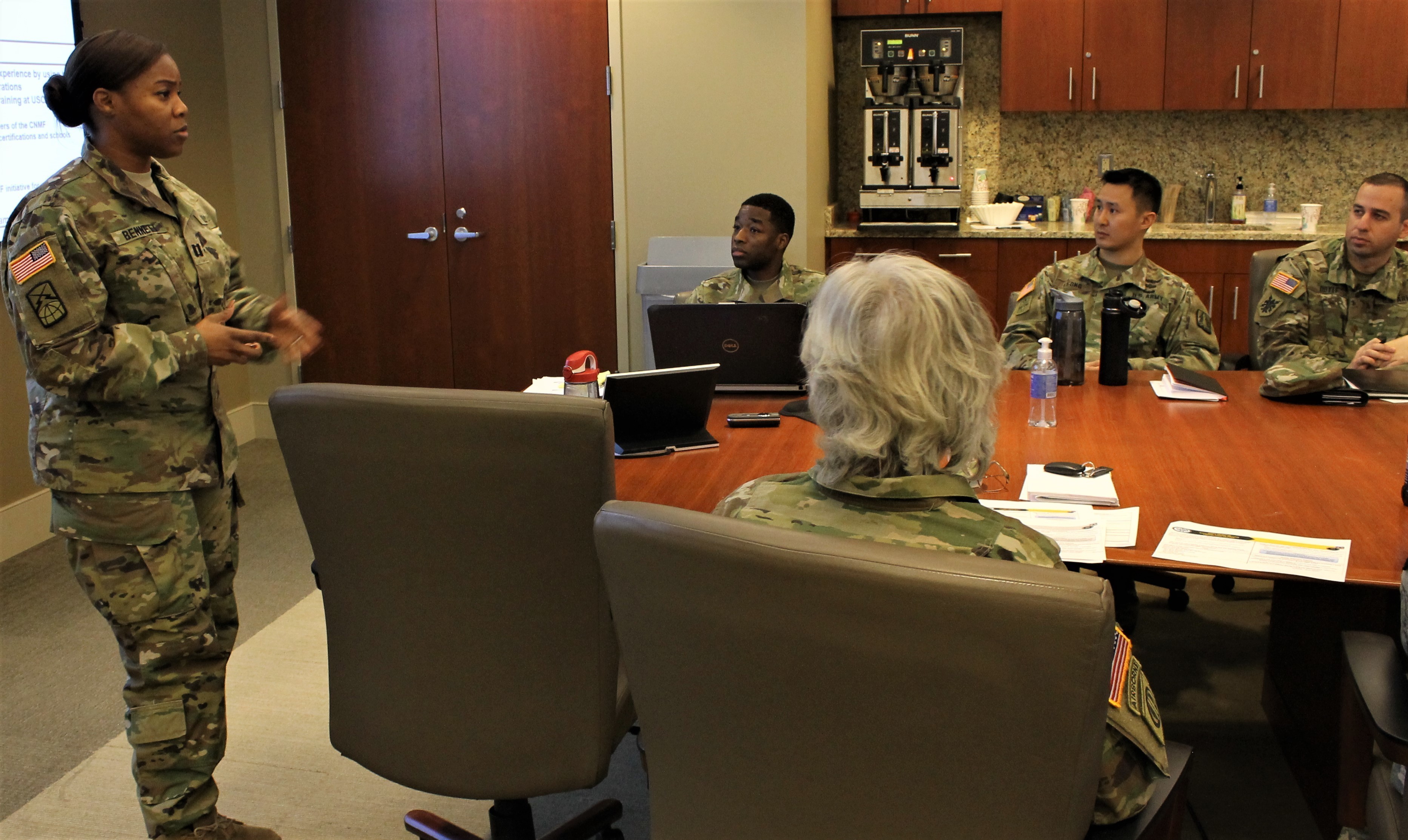 Army Reserve Cyber Soldiers receive readiness message from commanding ...