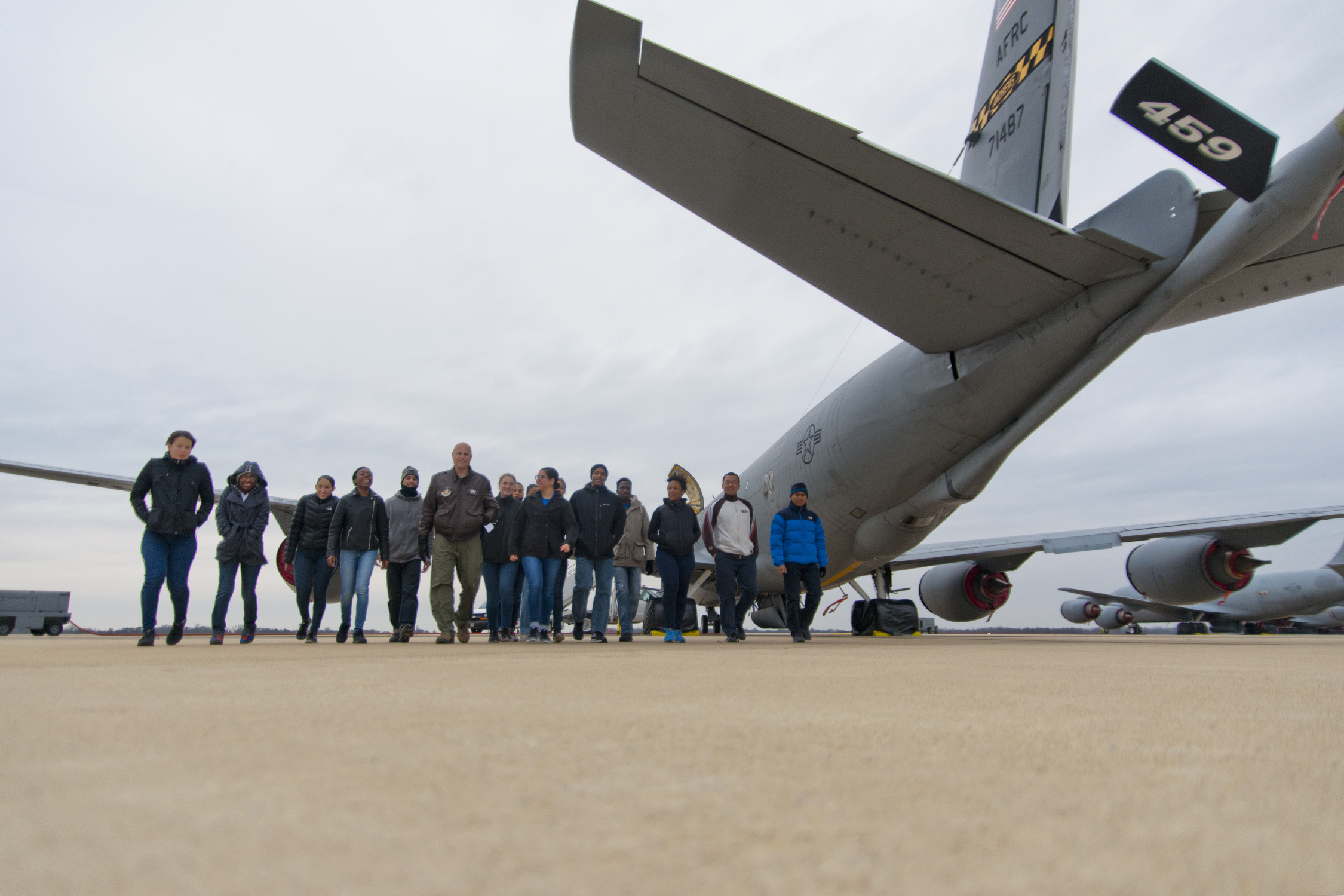 Recruits receive pilot-guided tour