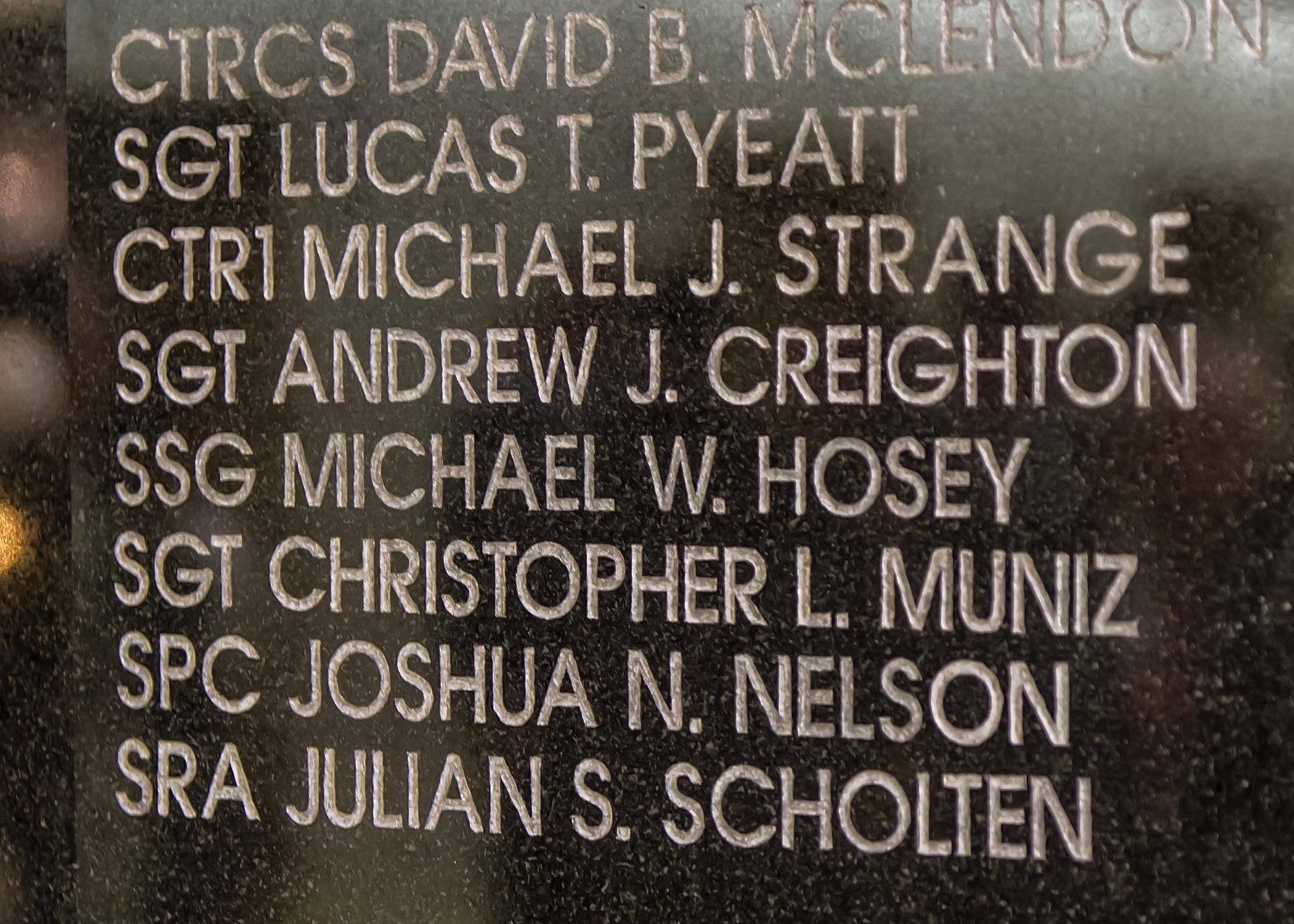 Ratchet 33 aircrew remembered during memorial ceremony > Sixteenth Air ...