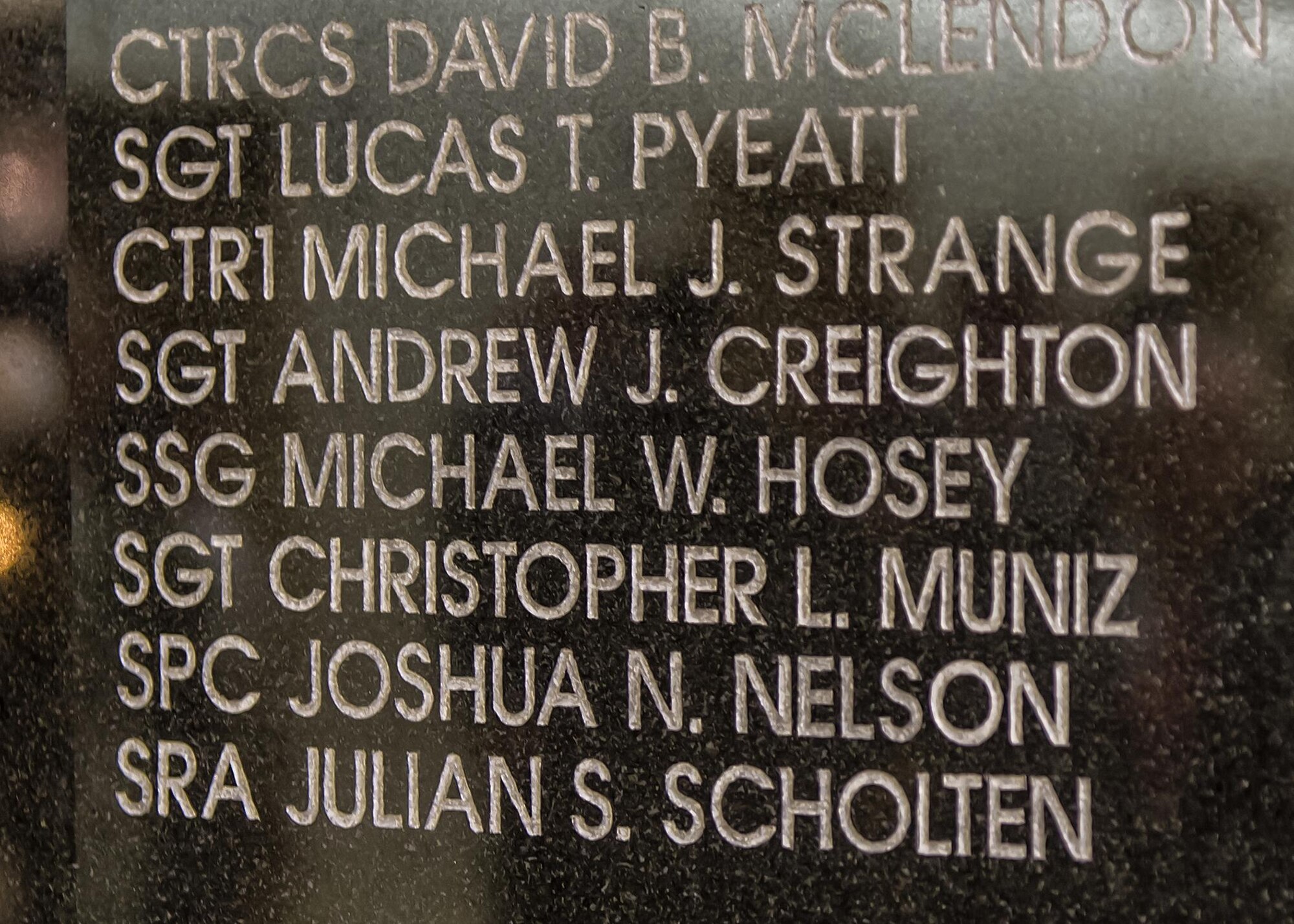 Ratchet 33 aircrew remembered during memorial ceremony > Sixteenth Air ...