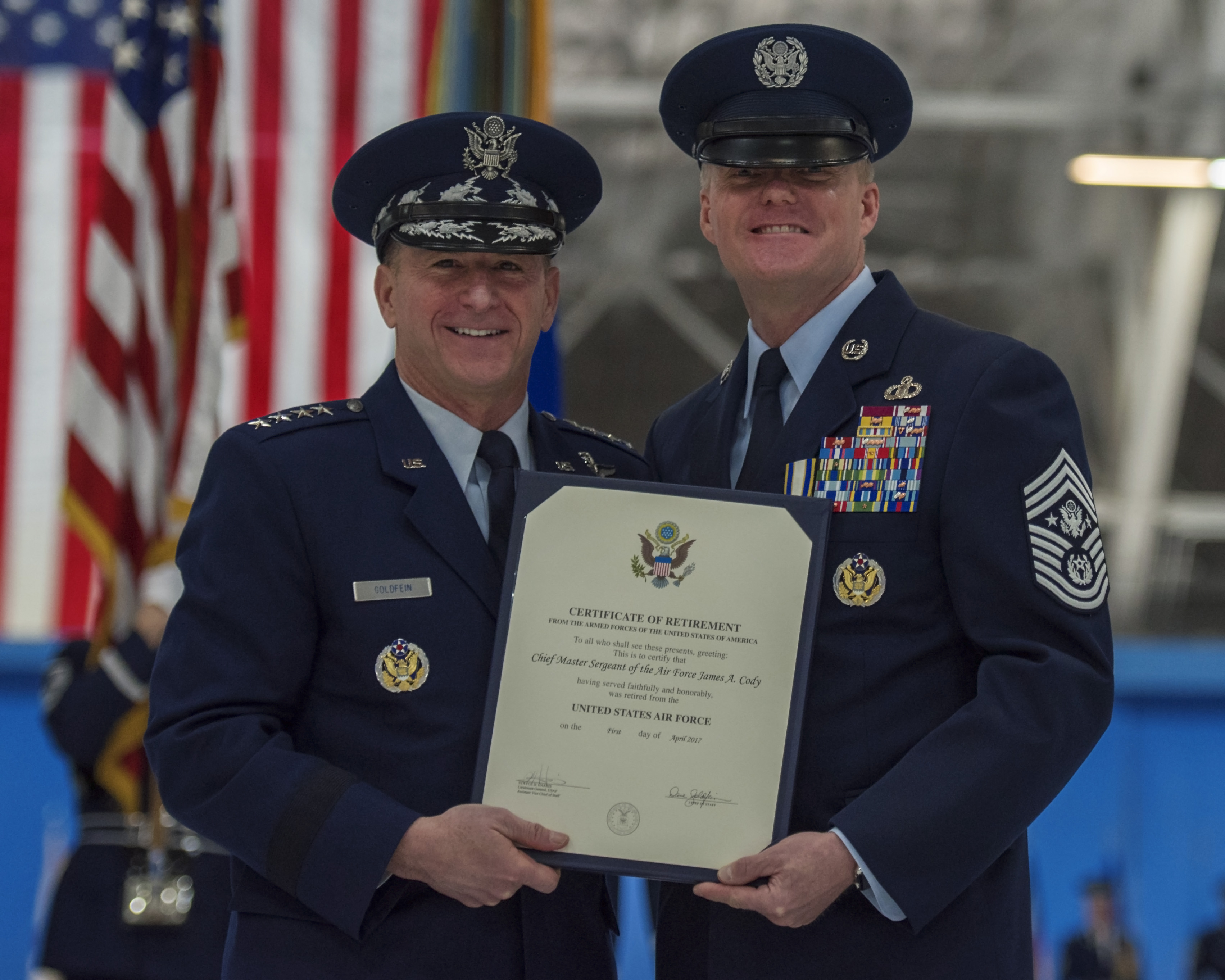CMSAF Retirement, Appointment Ceremony at JBA
