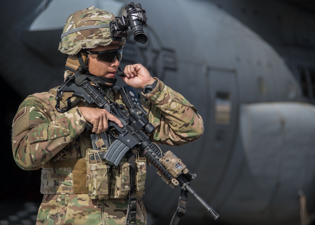 Security forces provides FAST protection to aircrews in austere ...