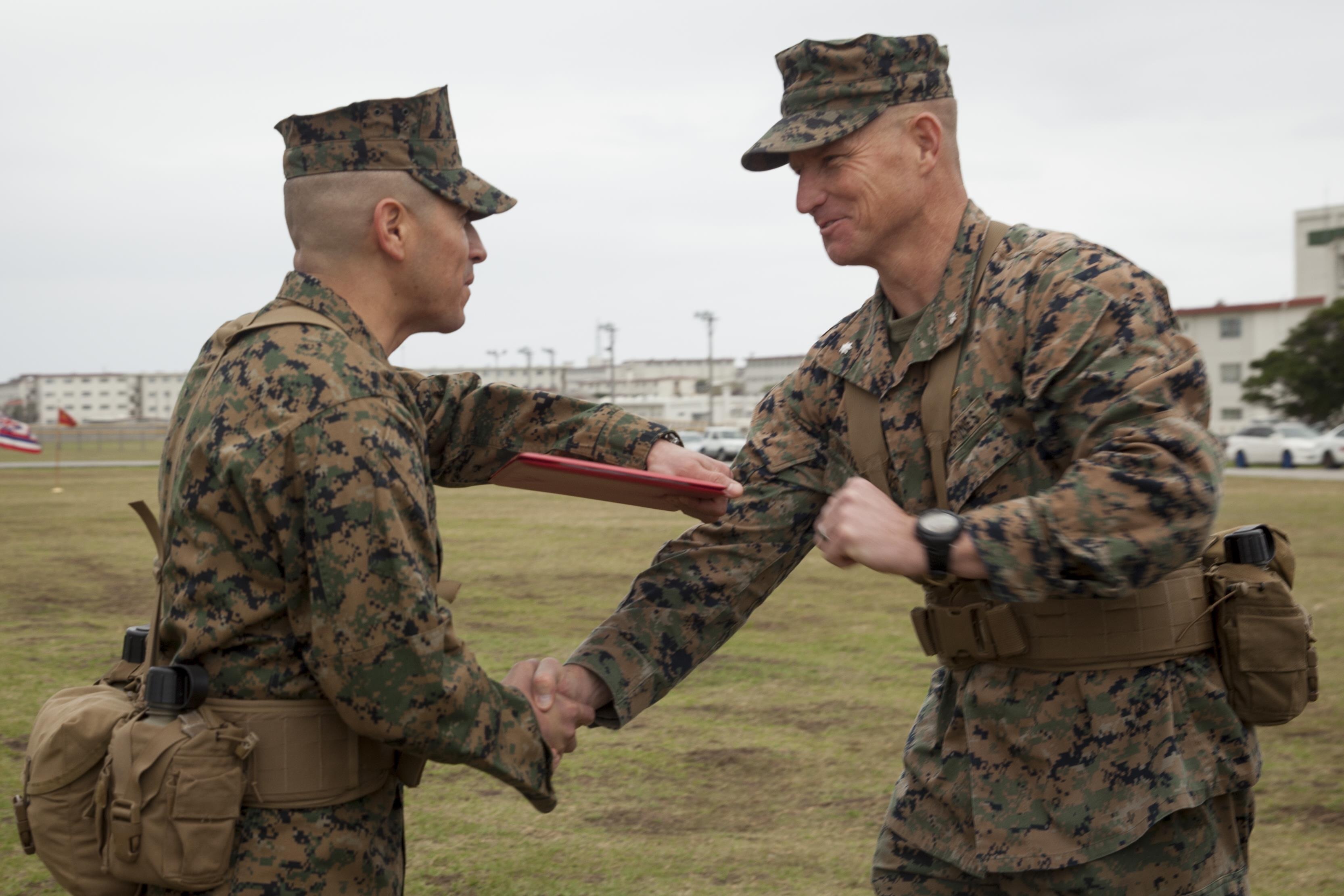 CLB-31 Post/Relief Ceremony