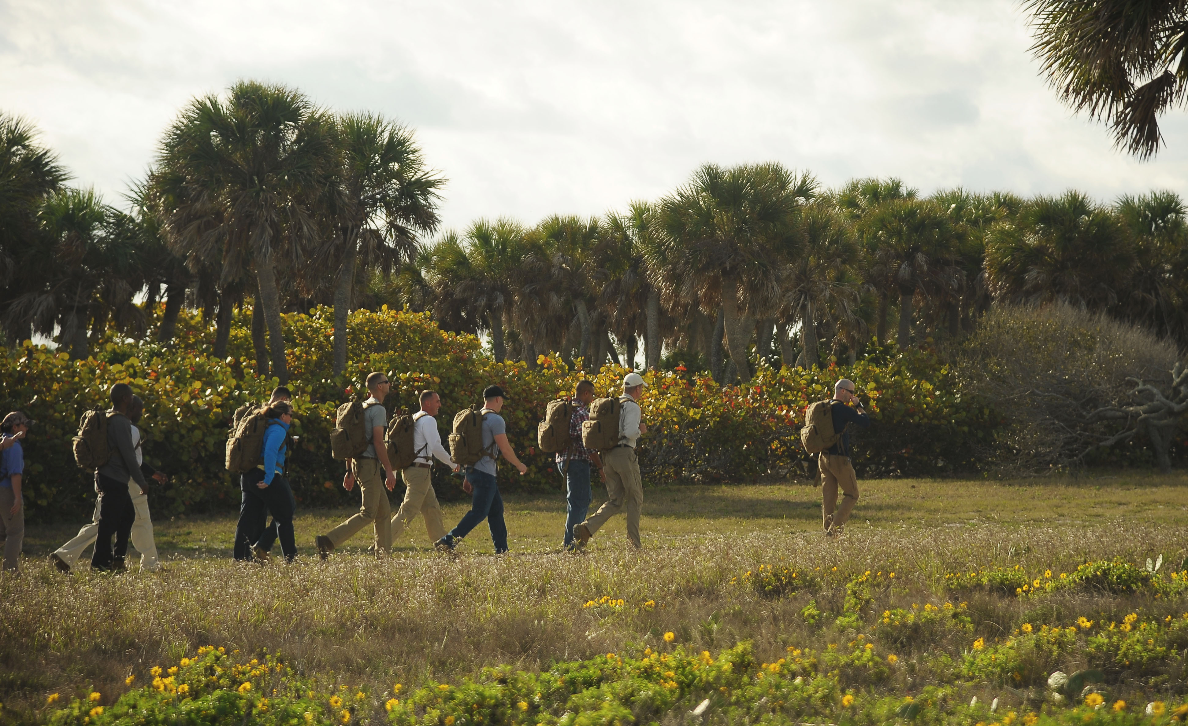 MARCENT hike at Fort De Soto Park