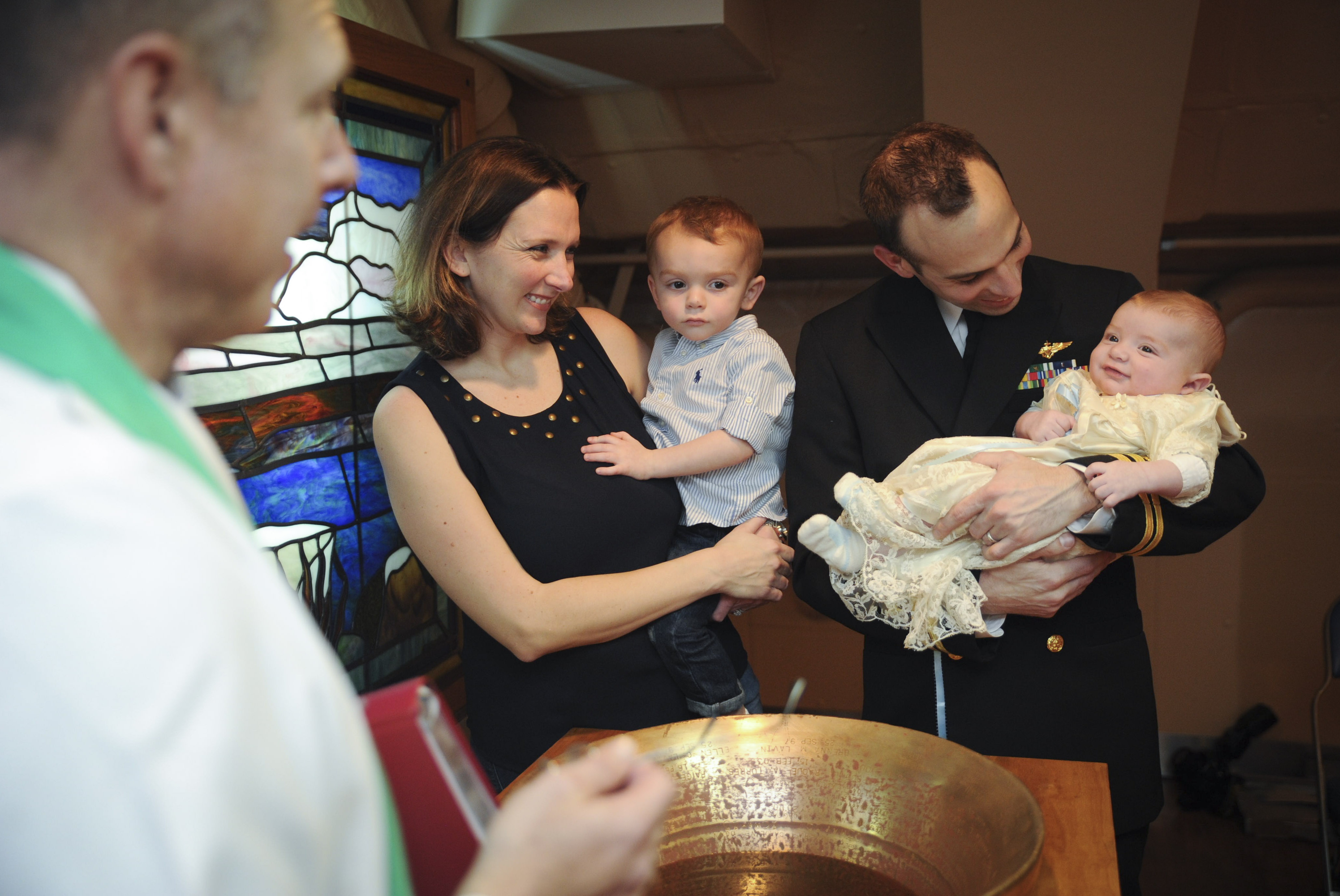 GW Chapel Holds Baptism > United States Navy > News Display