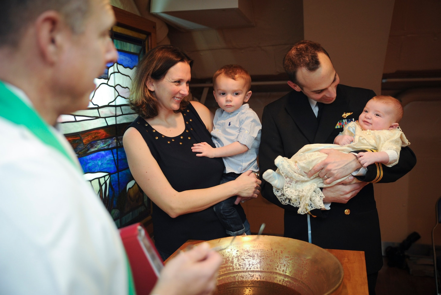GW Chapel Holds Baptism > United States Navy > News Stories