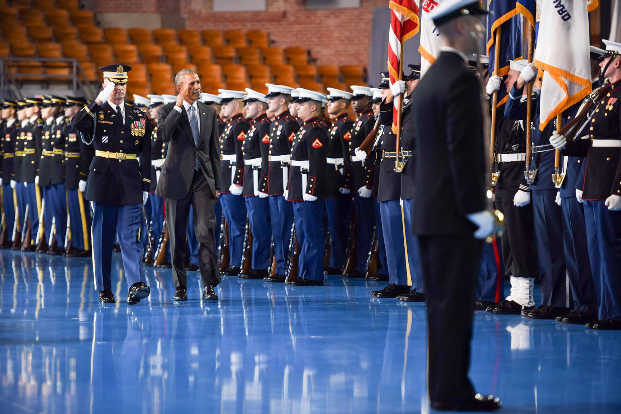 Defense Leaders Salute Obama at Armed Forces Farewell Ceremony > Air ...