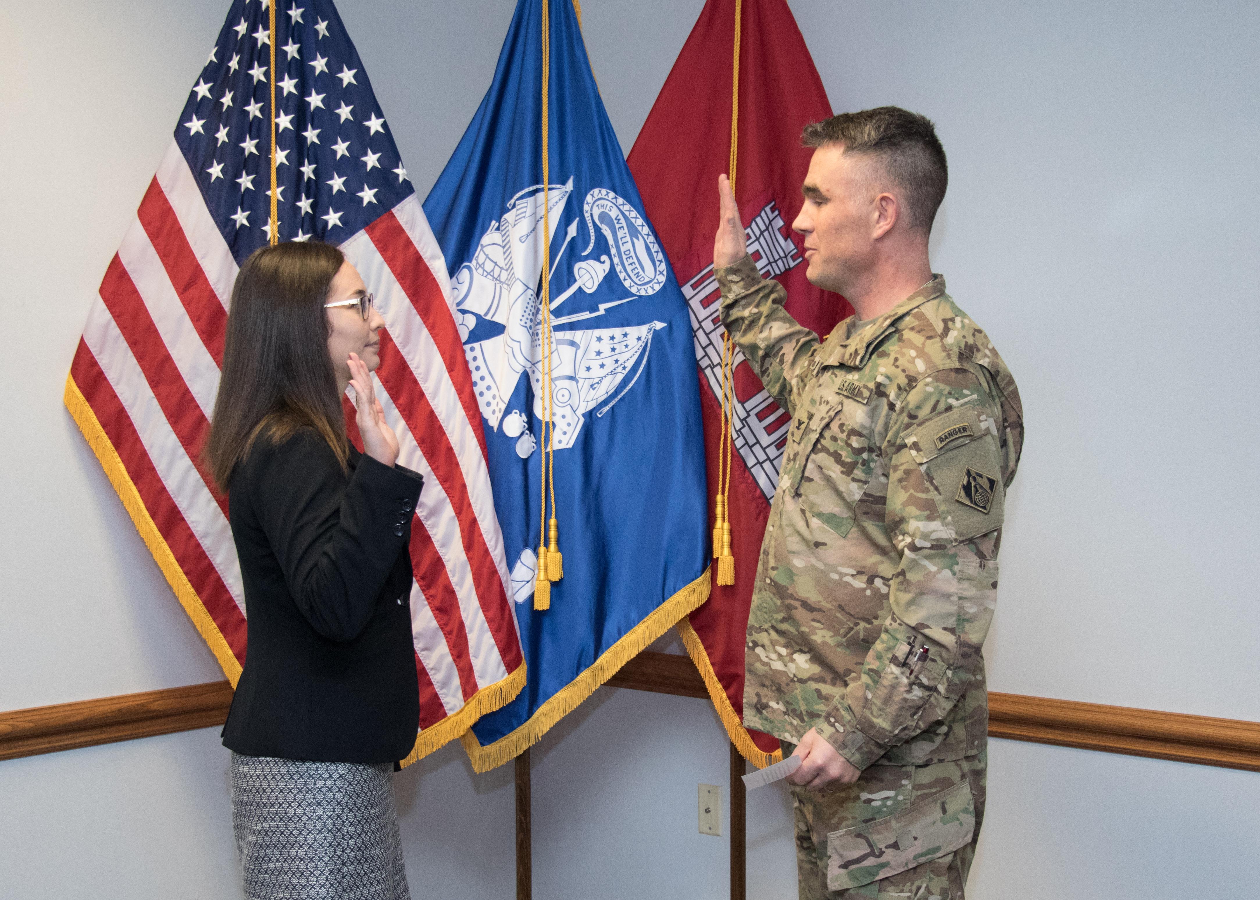 MED Assistant Counsel sworn in to Army’s JAG Corps > Middle East ...