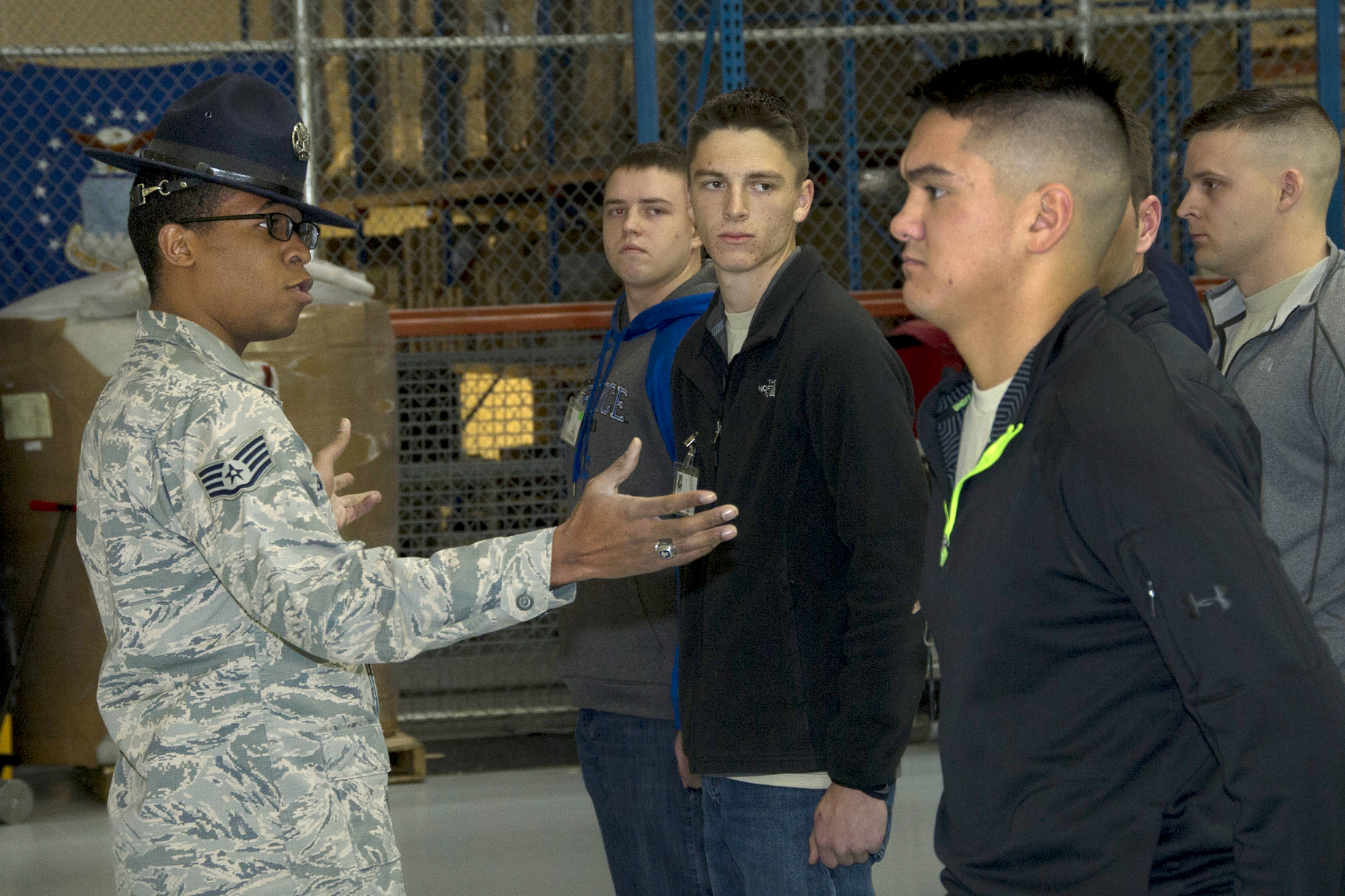 Delayed Enlistment Program prepares trainees for BMT > 310th Space Wing ...