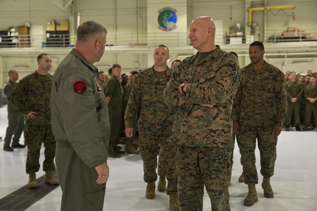 ACMC Visits Marine Corps Air Station Miramar
