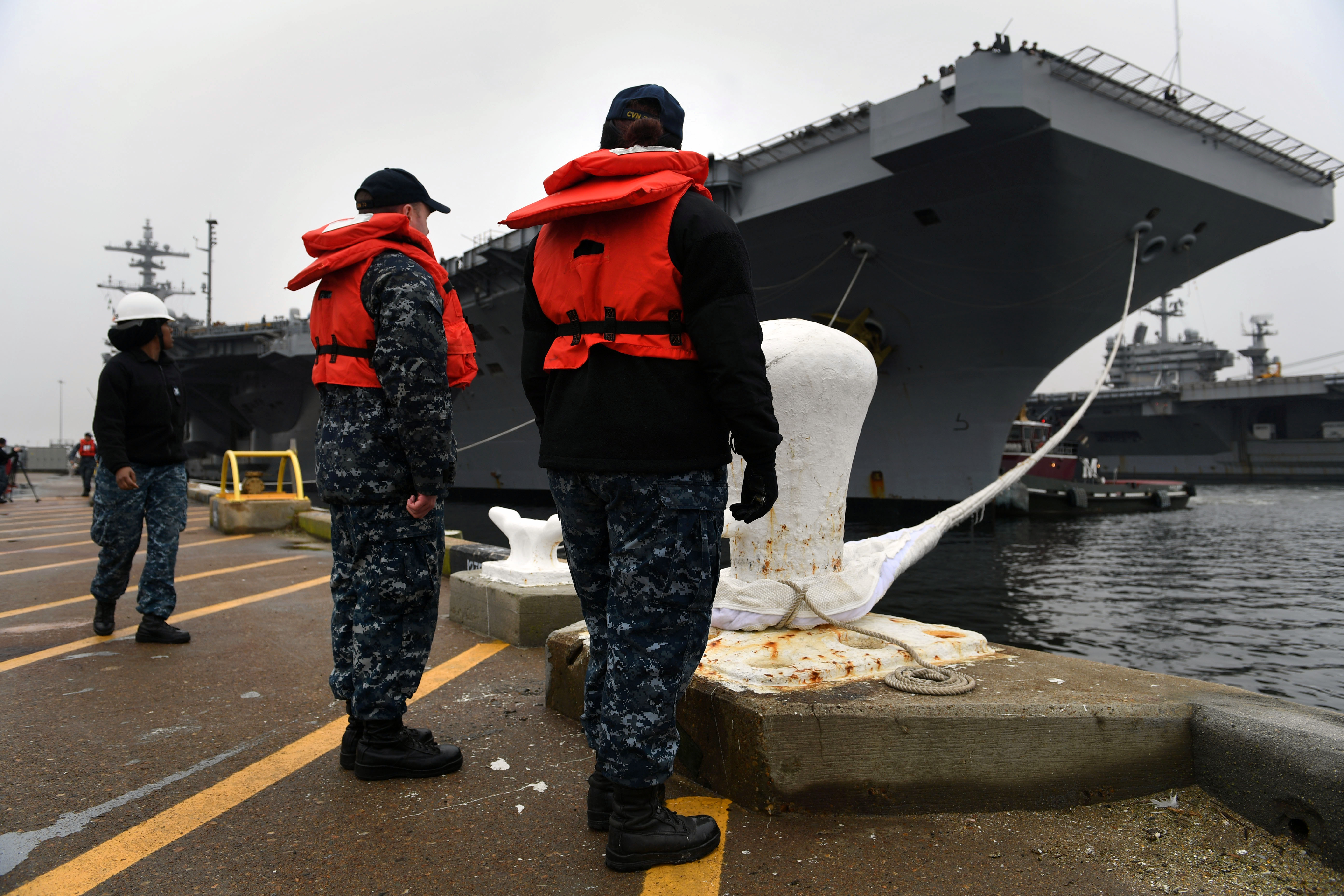 George H.W. Bush Carrier Strike Group Departs for Third Deployment ...