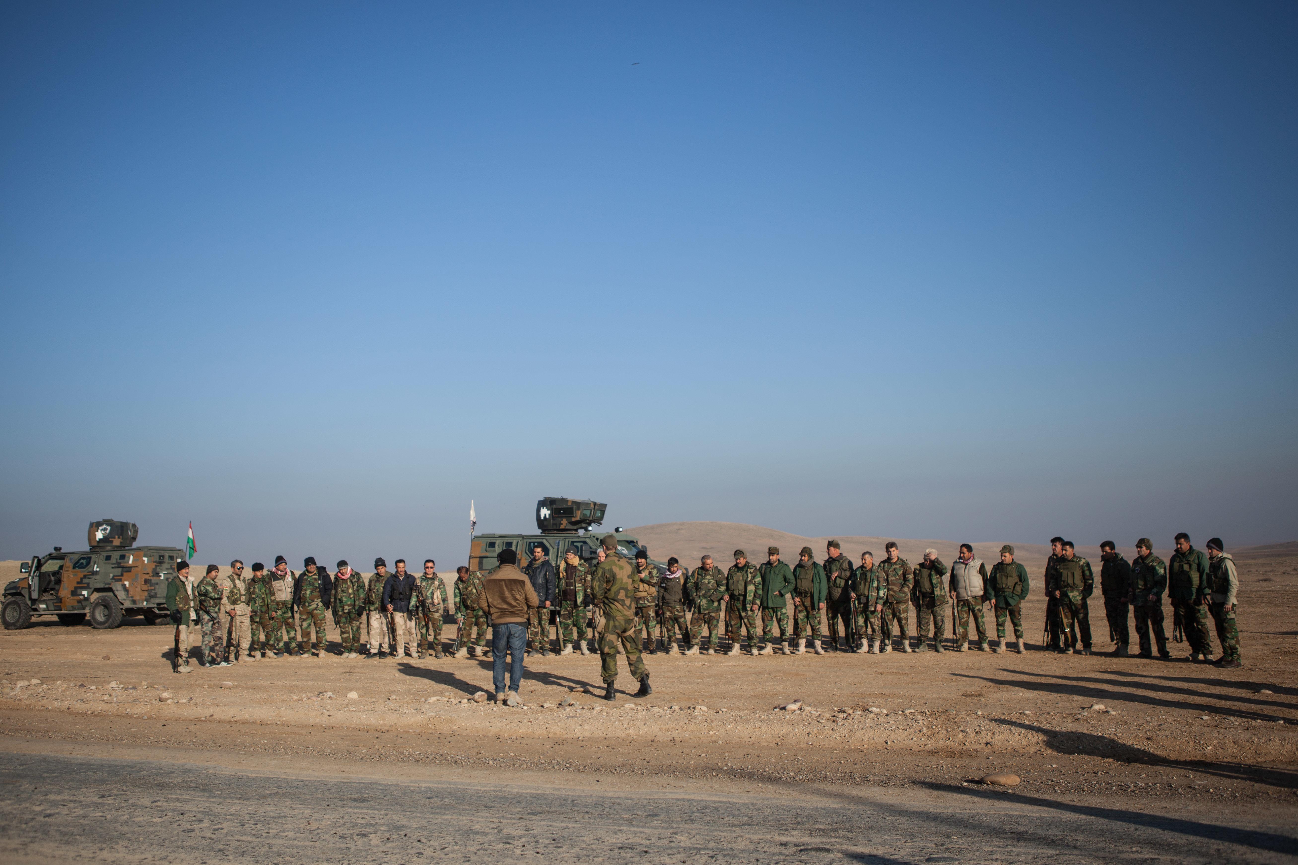 Dutch and Norwegians train Peshmerga on basic soldier skills