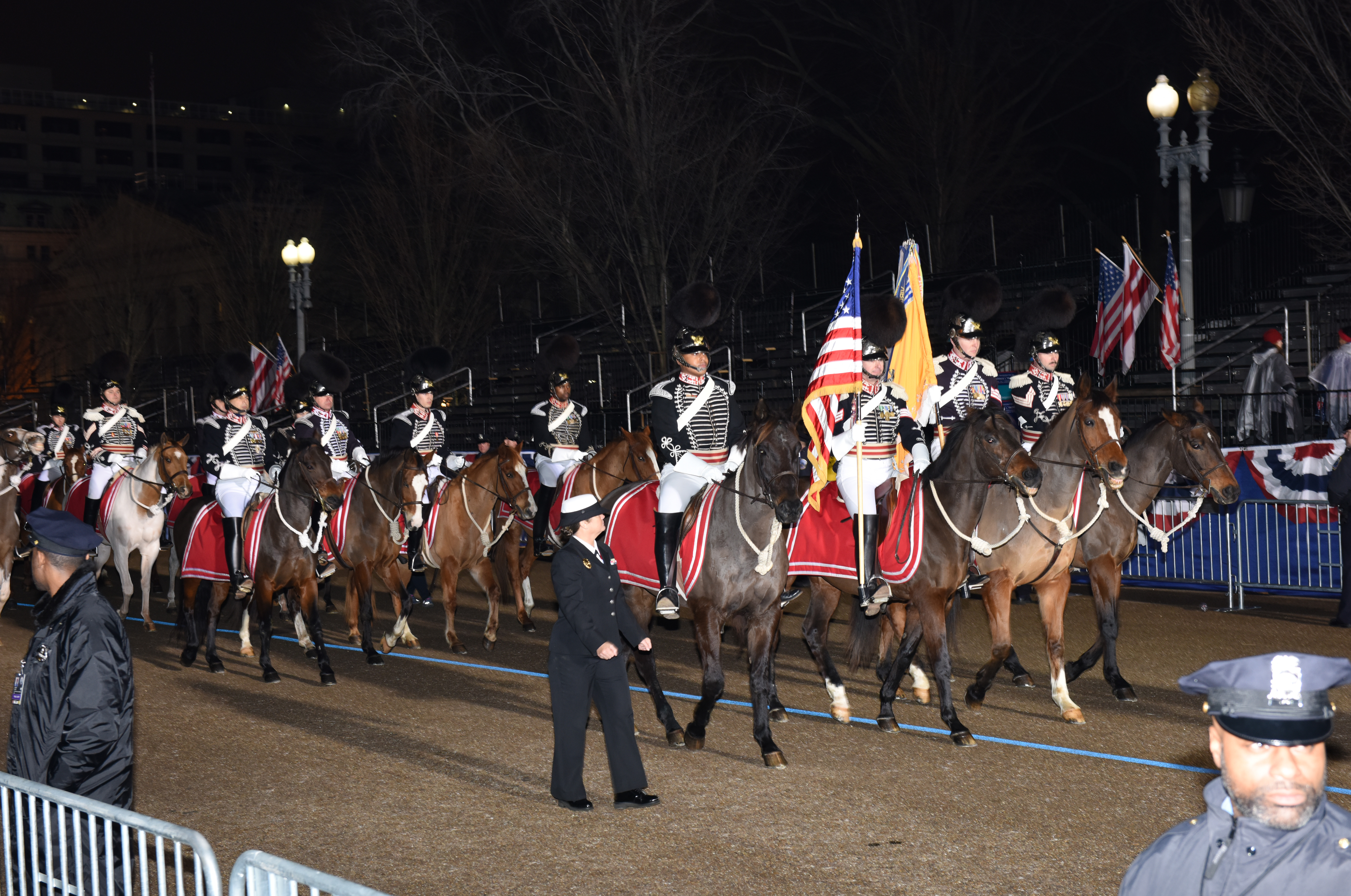 1st City Troop rides in inaugural parade
