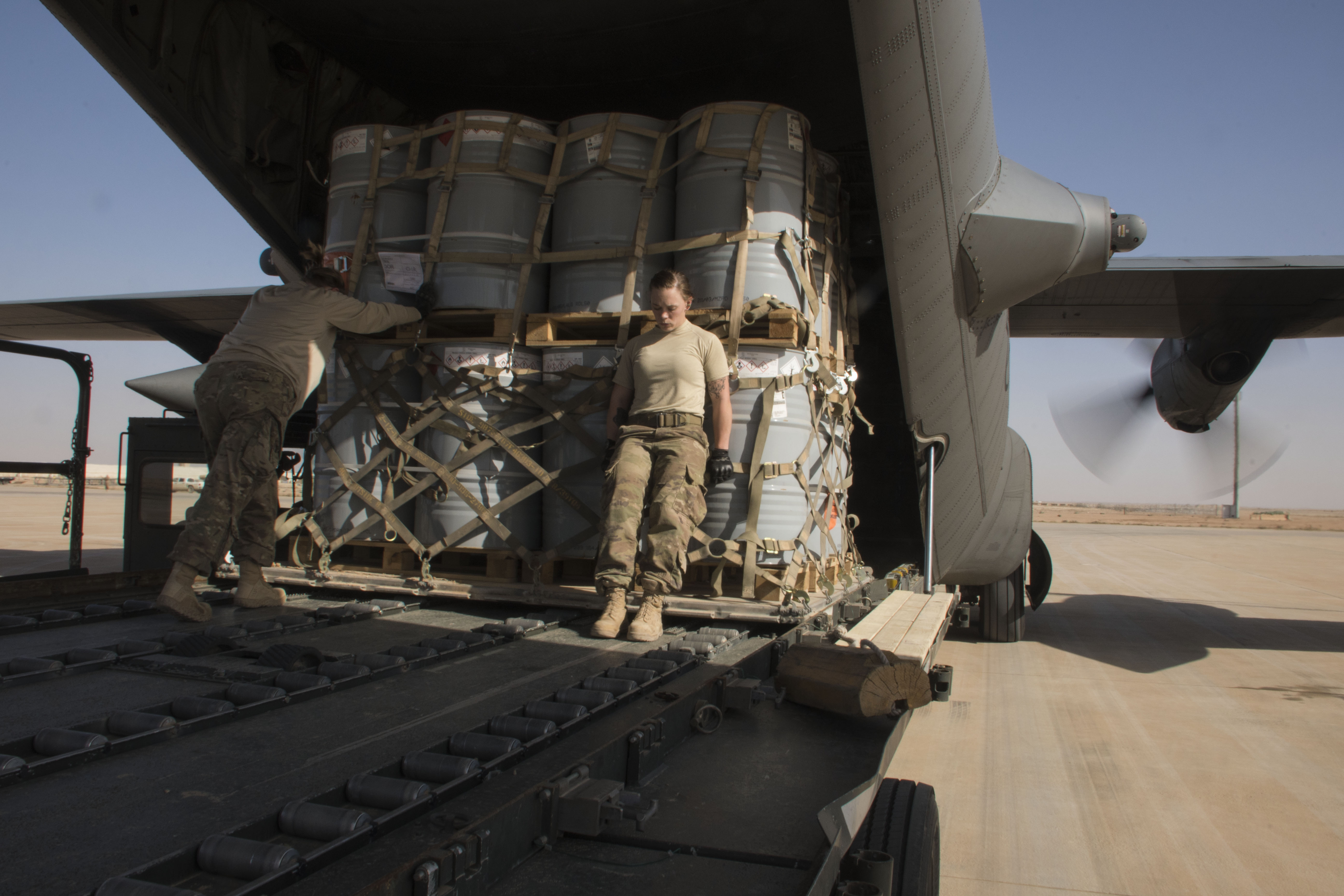 Squadron serves as strong link in OIR supply chain > U.S. Central ...