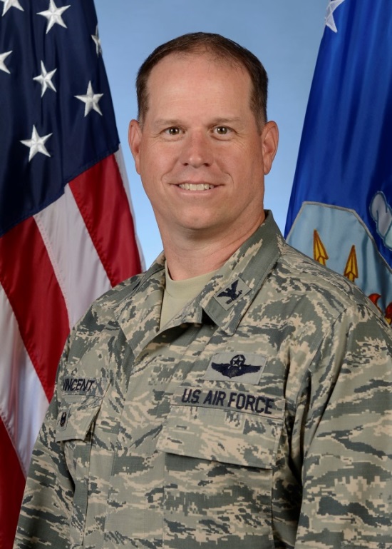 COLONEL JOHN C. VINCENT > U.S. Air Forces Central Command > Biographies