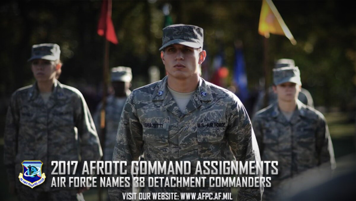 Air Force names 2017 ROTC detachment commanders > Air Force's Personnel ...
